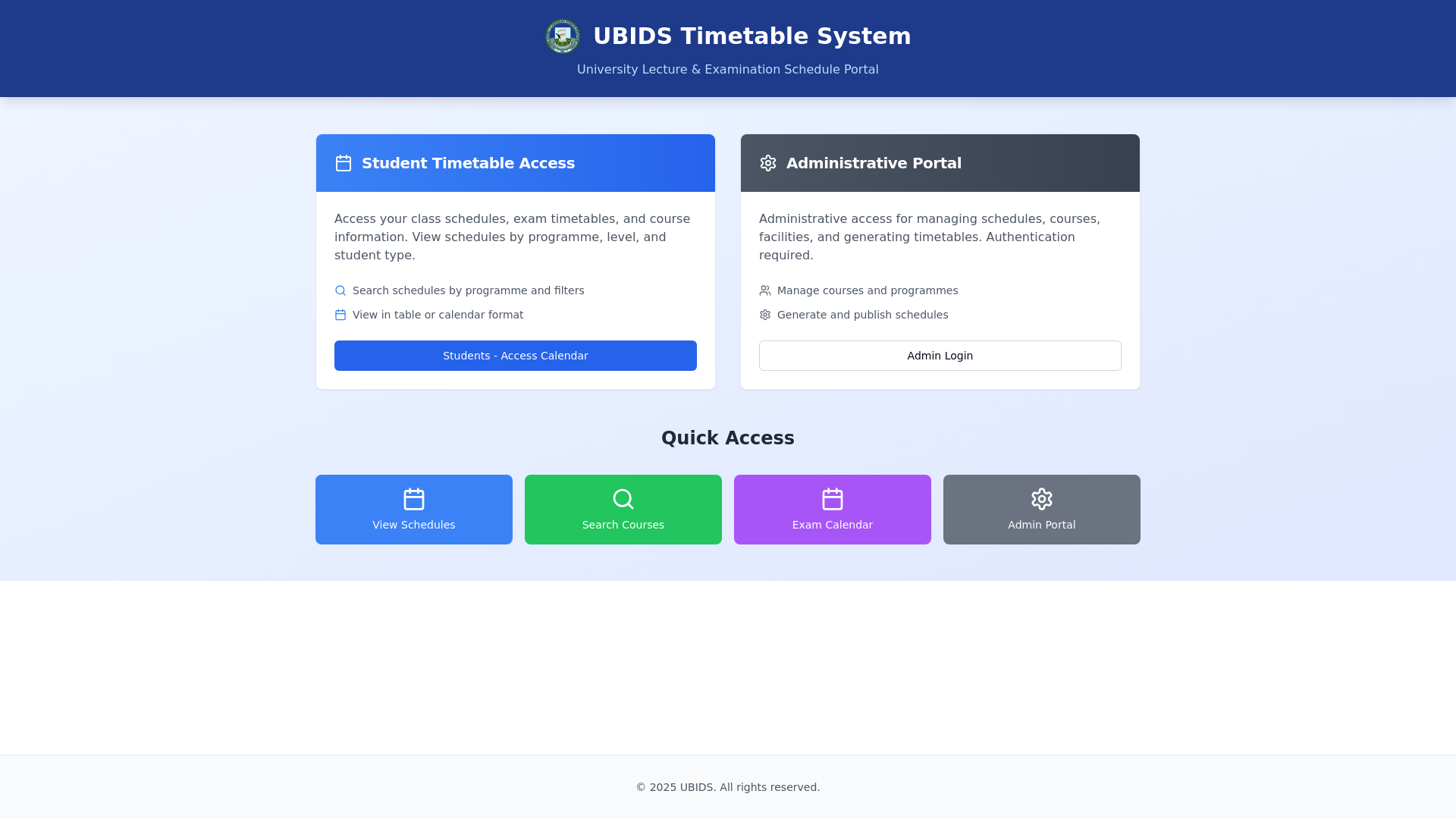 University-Timetable-Scheduler