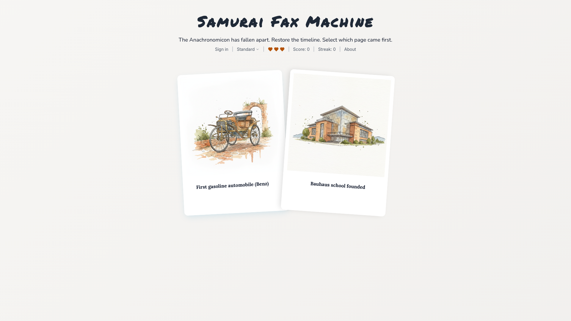 Samurai Fax Machine