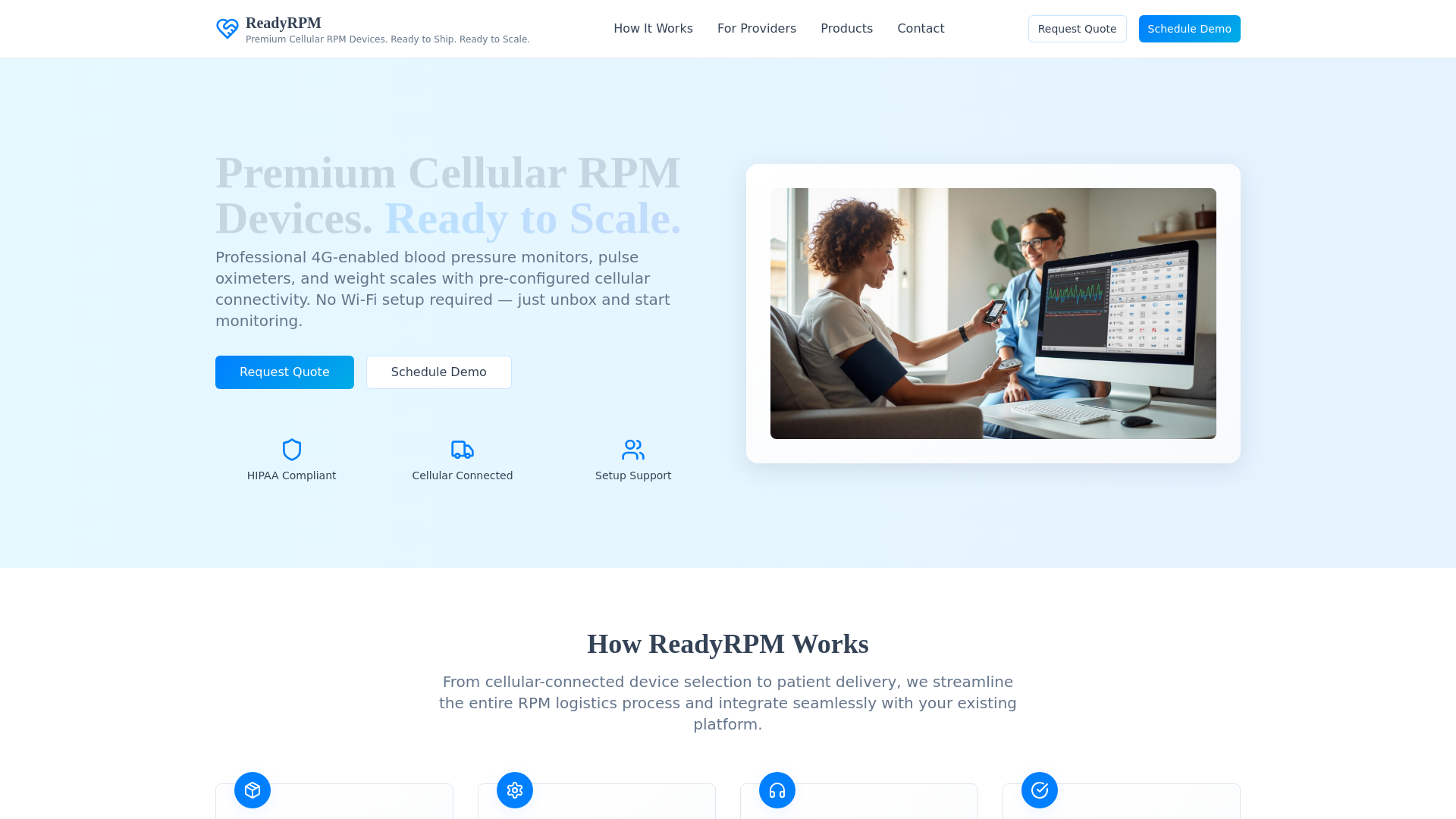 ReadyRPM - Premium Cellular RPM Devices. Ready to Ship. Ready to Scale.