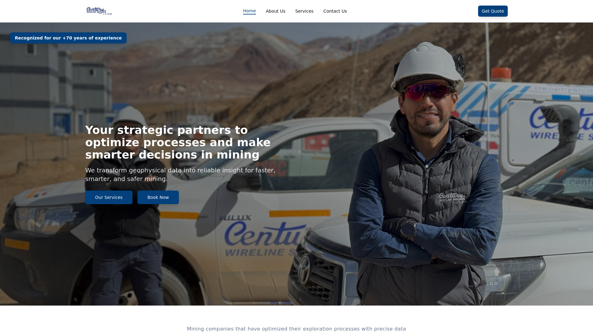 Century Wireline Services - Australia's Trusted Borehole Logging Partner