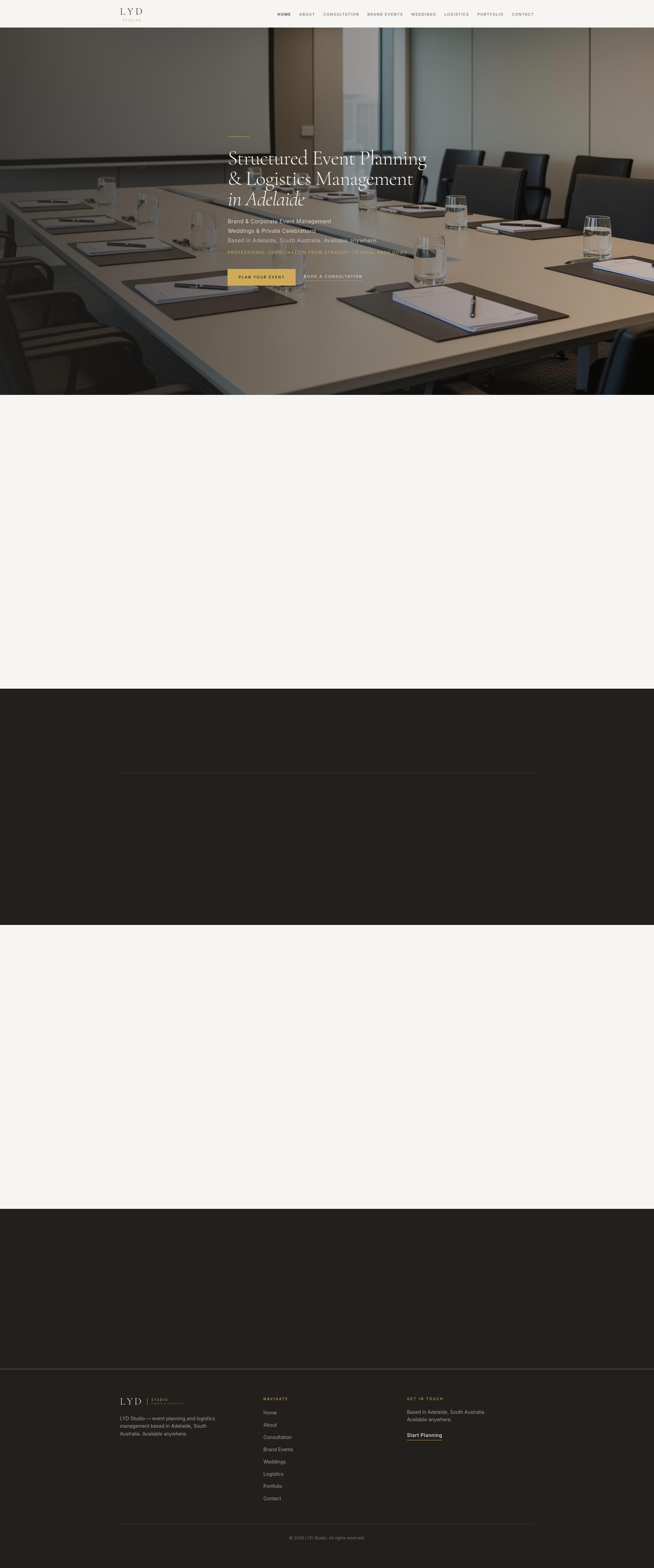LYD Events Studio | Corporate Event Planning Adelaide — Brand Events ...