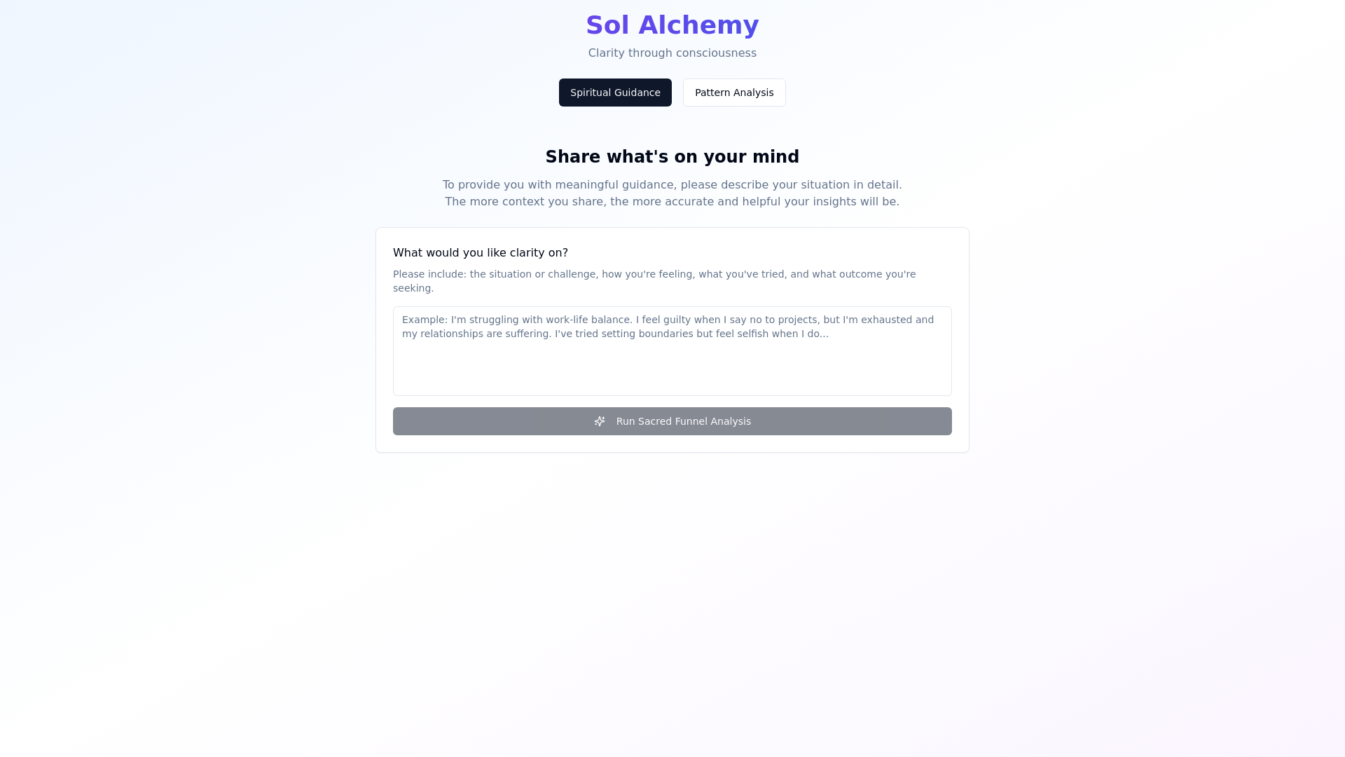 Sol Alchemy - Consciousness & Transformation