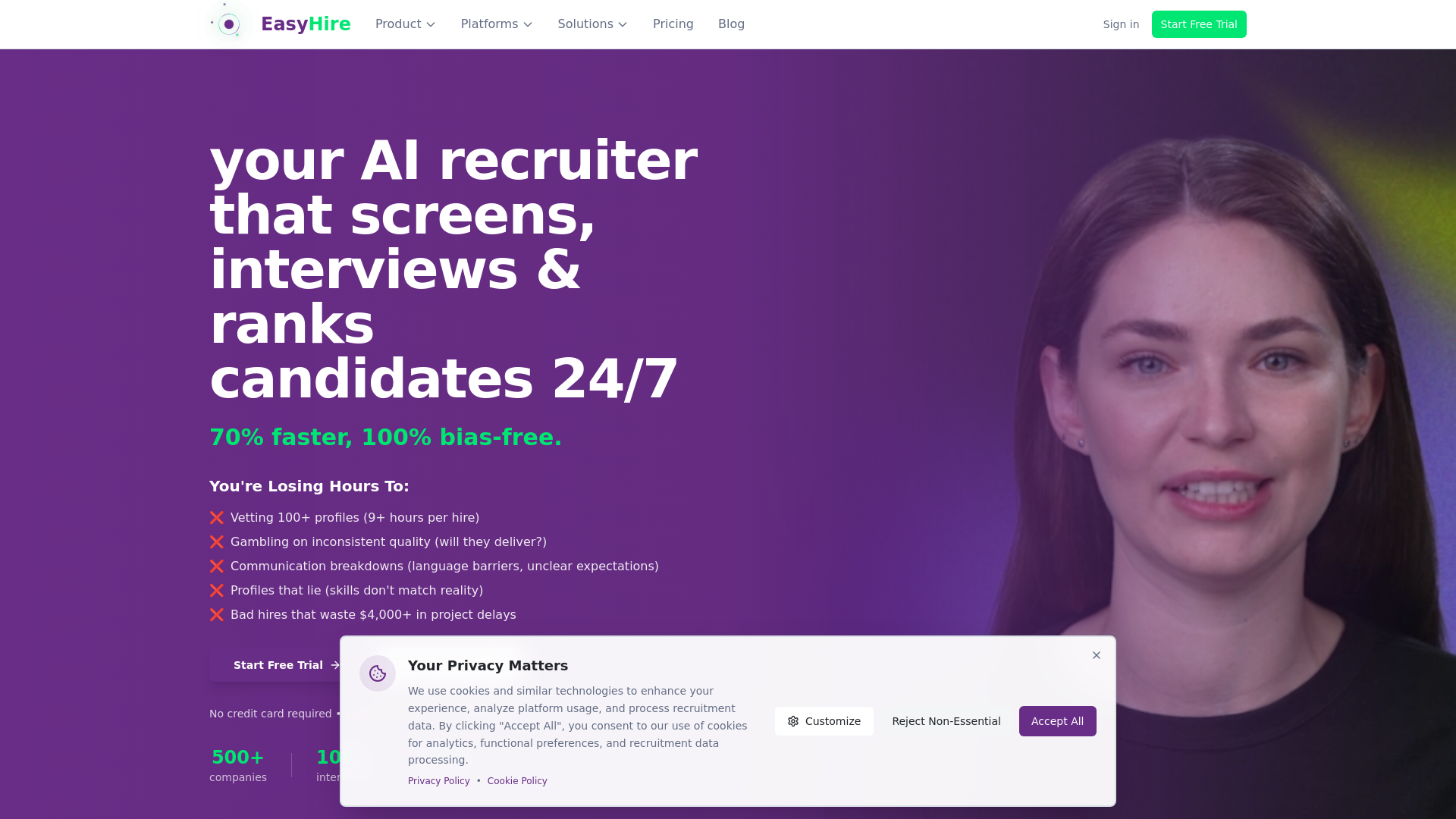 EasyHire - AI-Powered Recruitment Platform