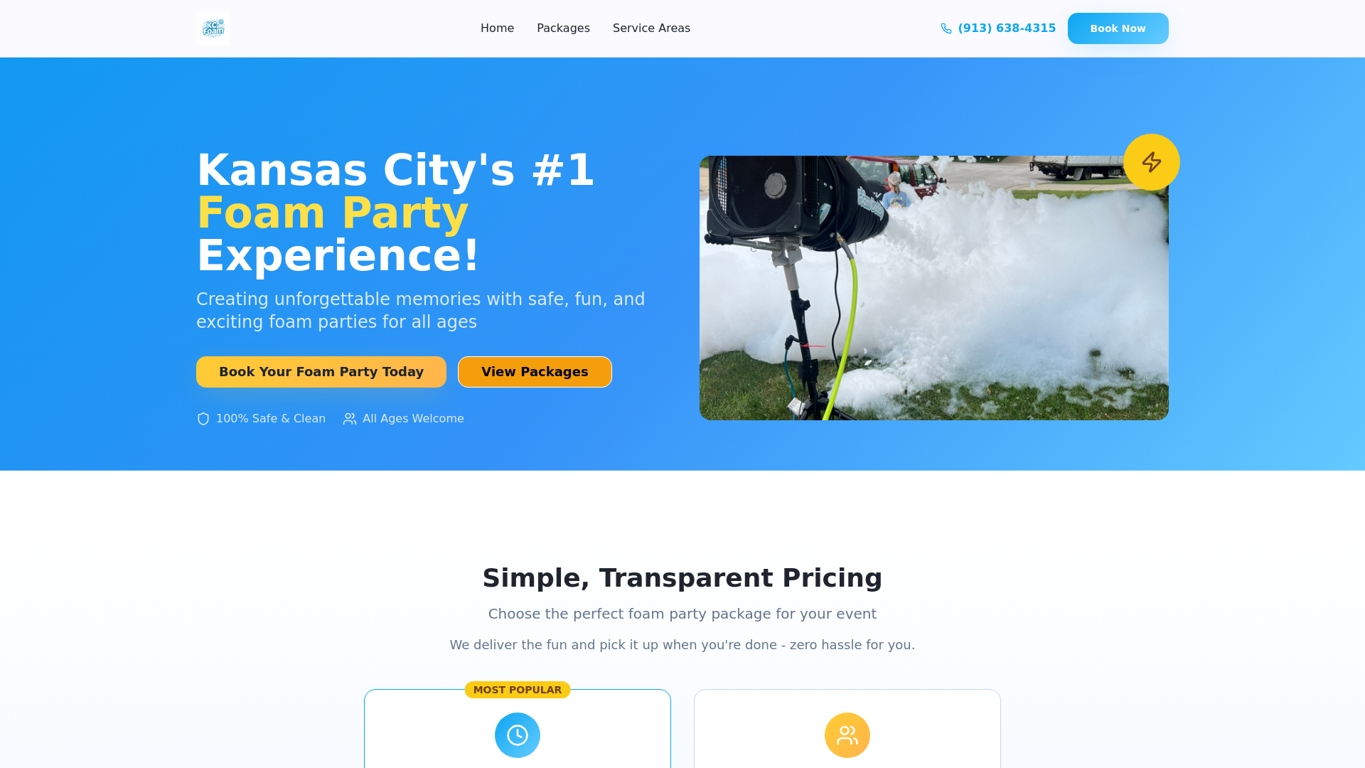 KC Foam - Premium Foam Party Rentals in Kansas City | Olathe, Overland Park
