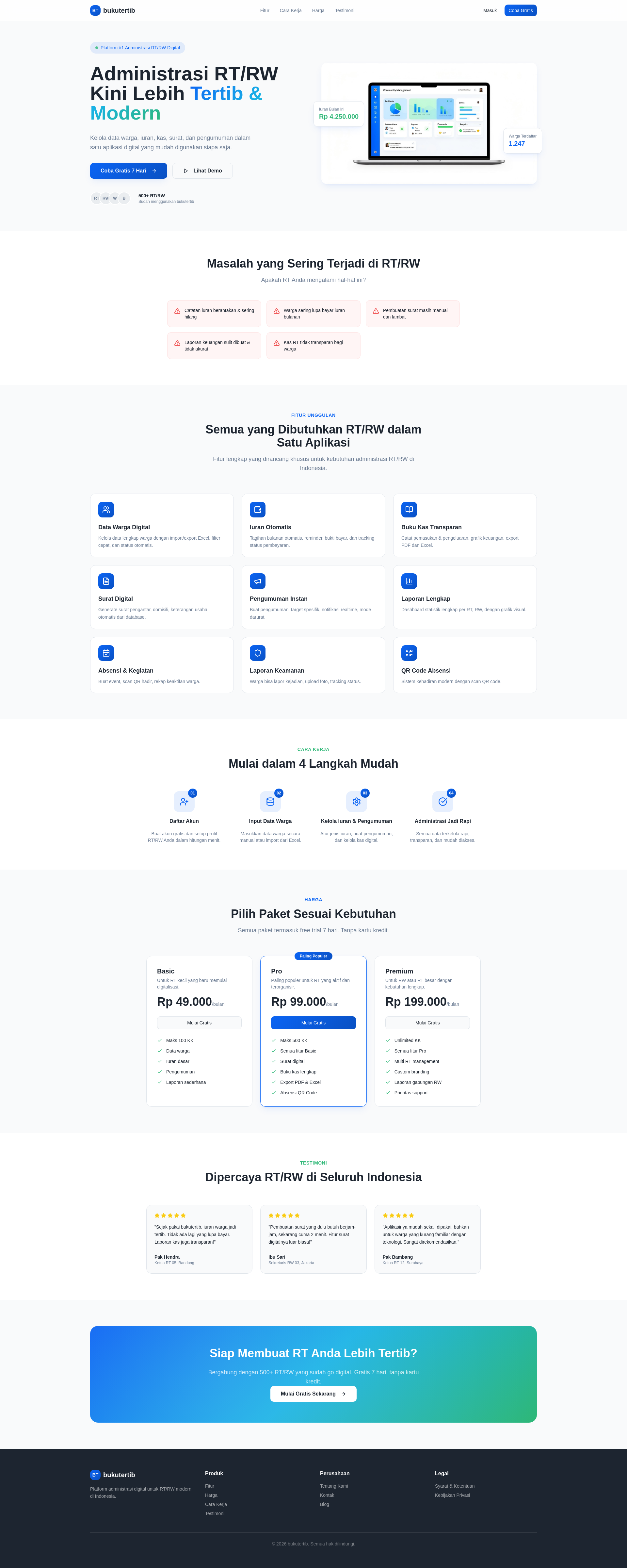 datawarga - Platform Data Warga RT/RW Digital