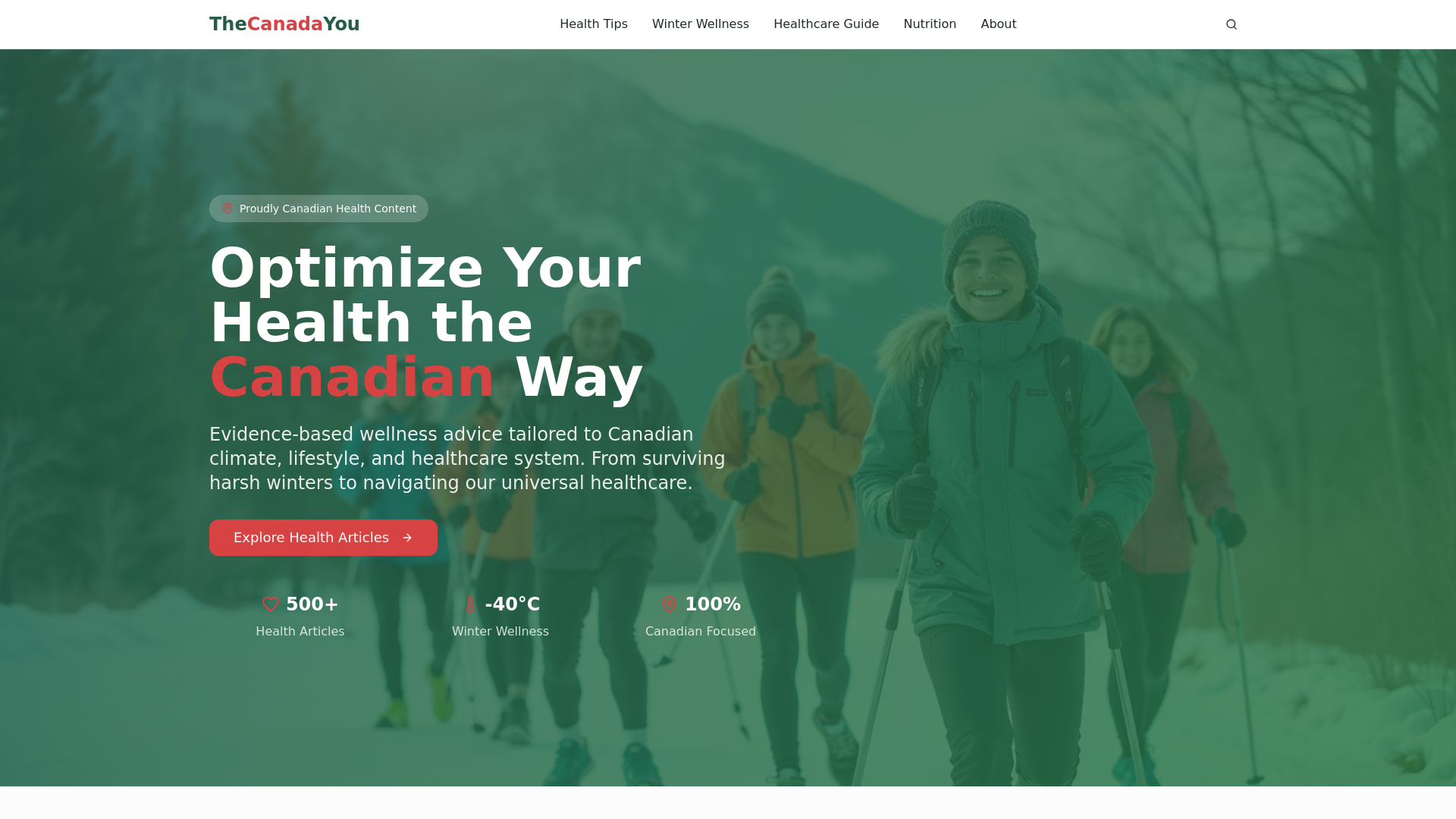 TheCanadaYou - Canadian Health & Wellness Guide