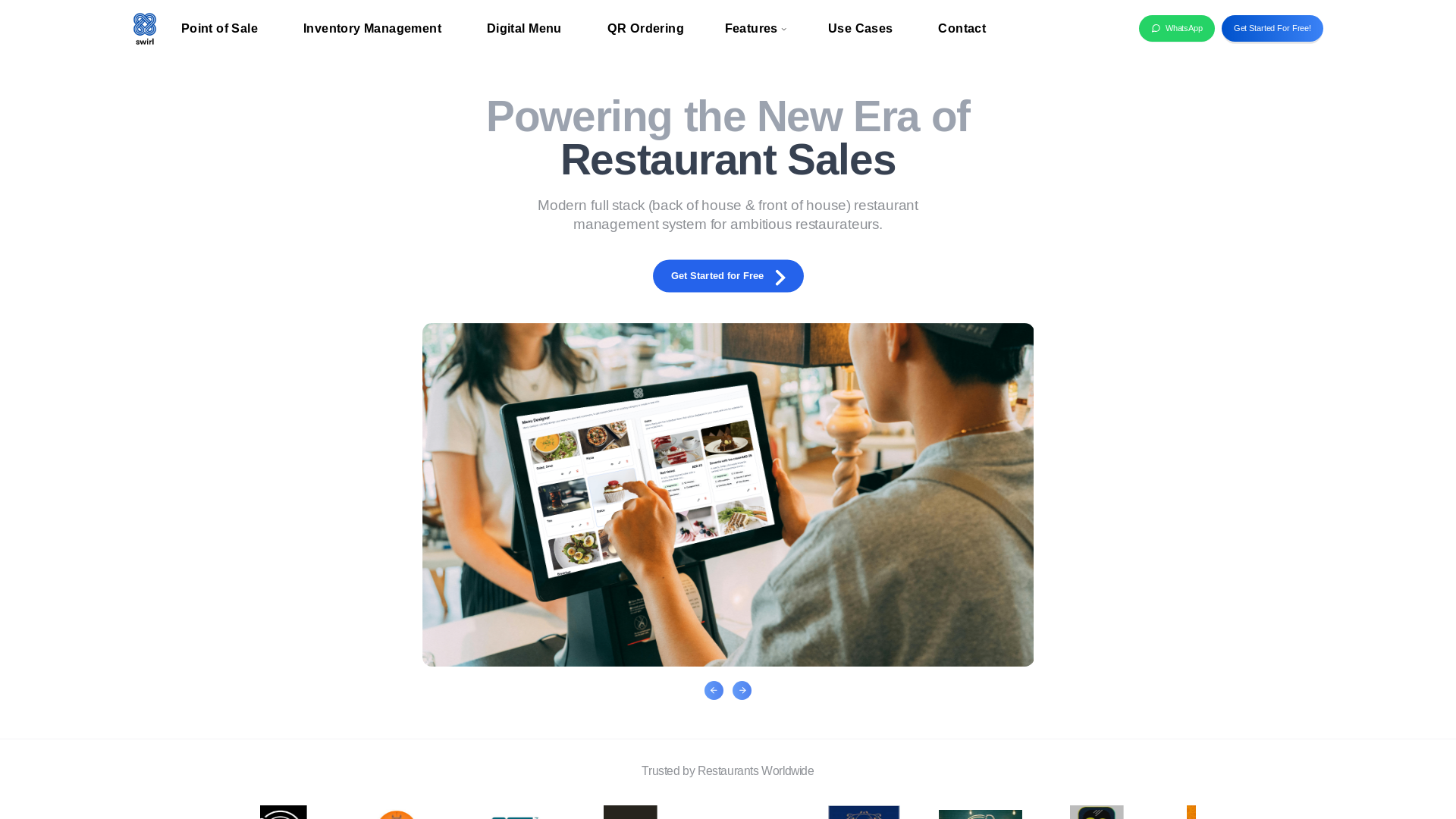 Swirl - AI Powered Restaurant Management Solution