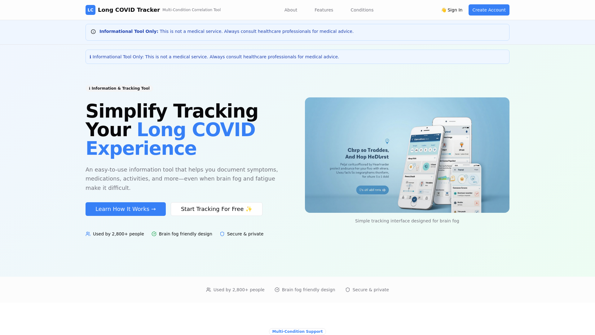 Long Covid Recovery Tracker