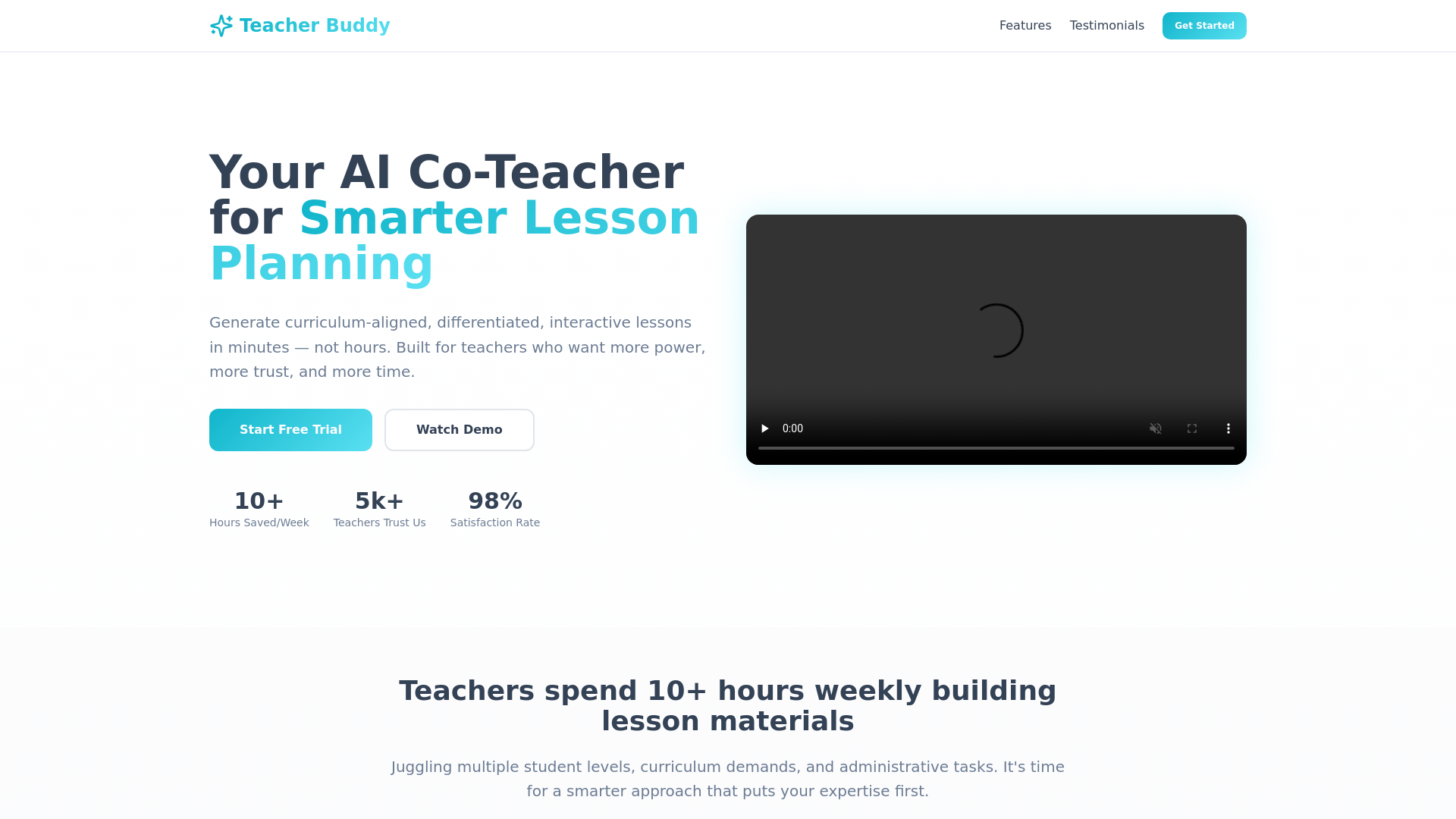 Teacher Buddy - AI-Powered Lesson Planning for Educators