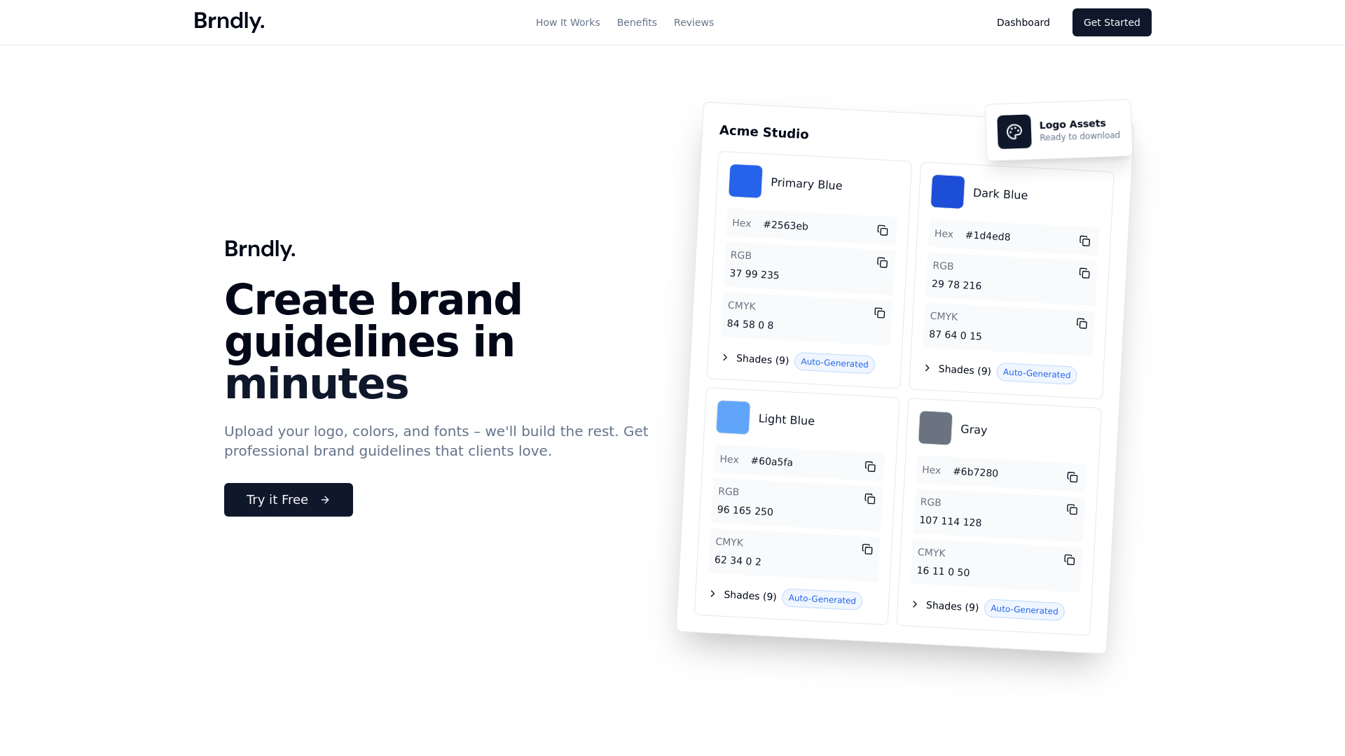 Brandy - Create Beautiful Brand Guidelines