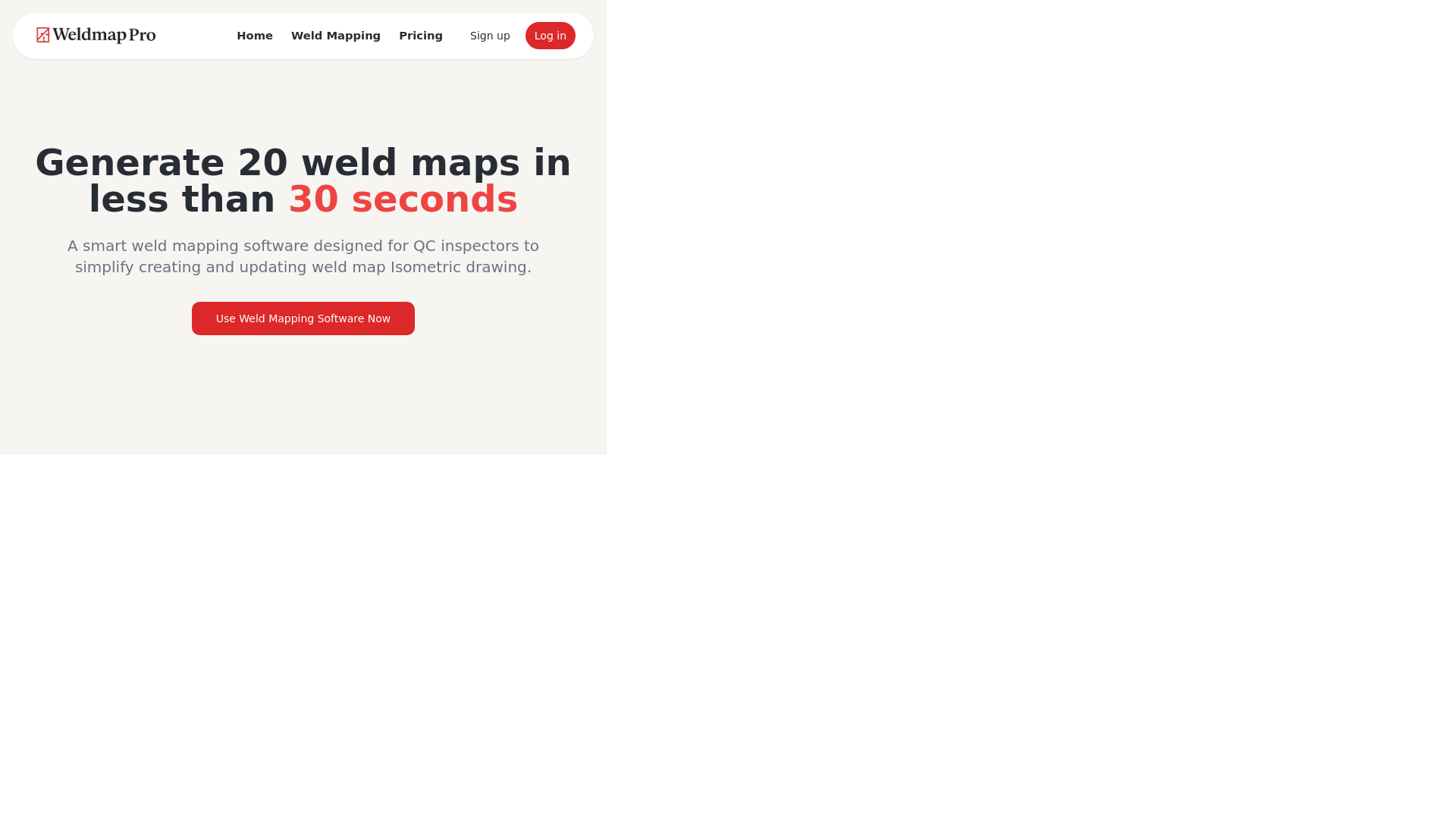 Weldmap Pro | Online weld mapping software for QC inspectors
