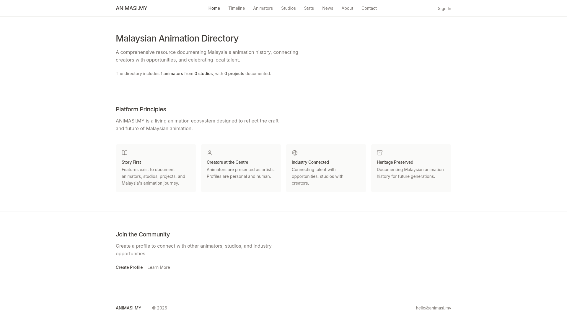 ANIMASI.MY - The Digital Home for Malaysian Animation