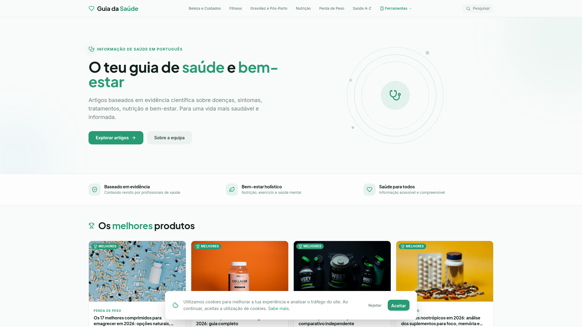 Guia da Saúde — Informação de Saúde Baseada em Evidência
