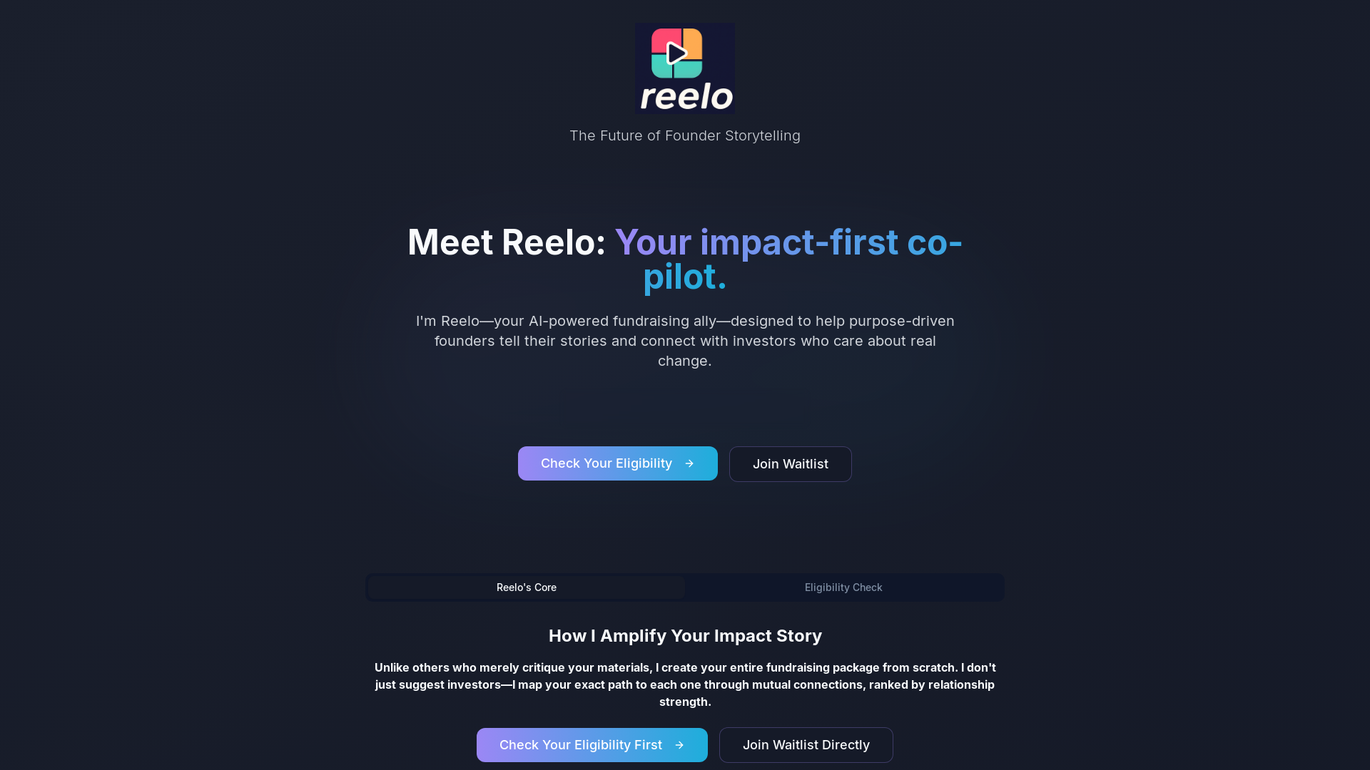 Reelo - AI Fundraising Co-Pilot