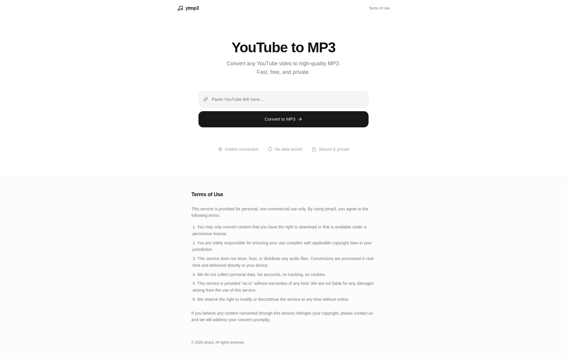 2MP3.live – Fast & Free Online Video to MP3 Converter