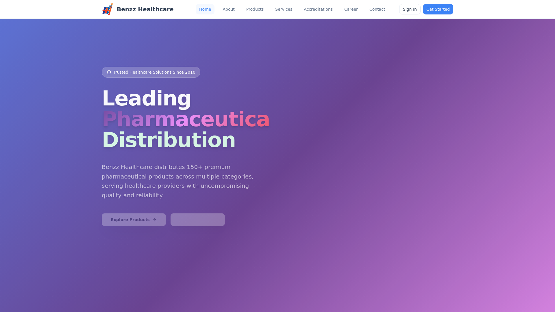 Benzz Healthcare - Leading Pharmaceutical Distribution Excellence