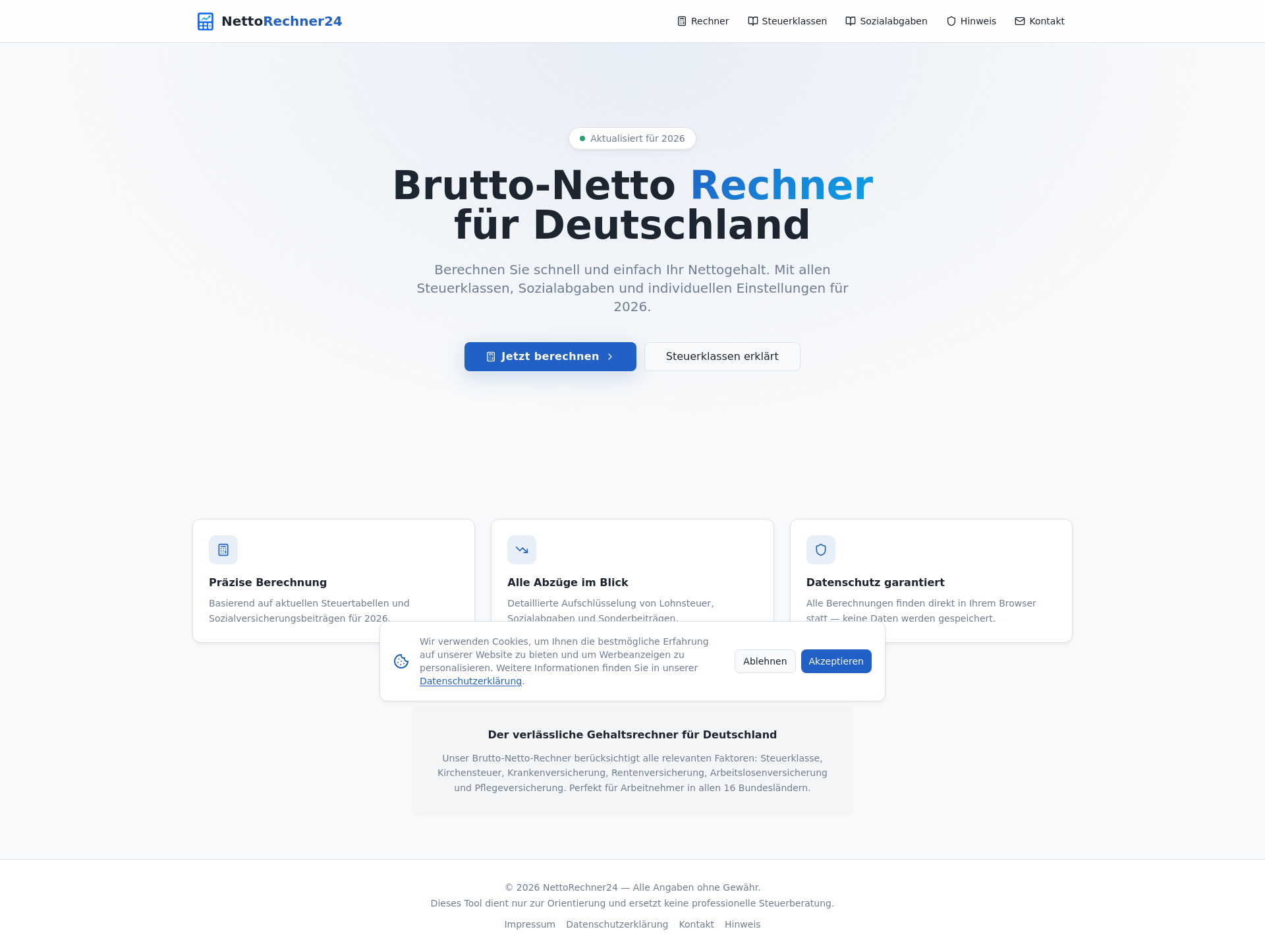 Netherlands Salary Calculator 2026 - Gross to Net