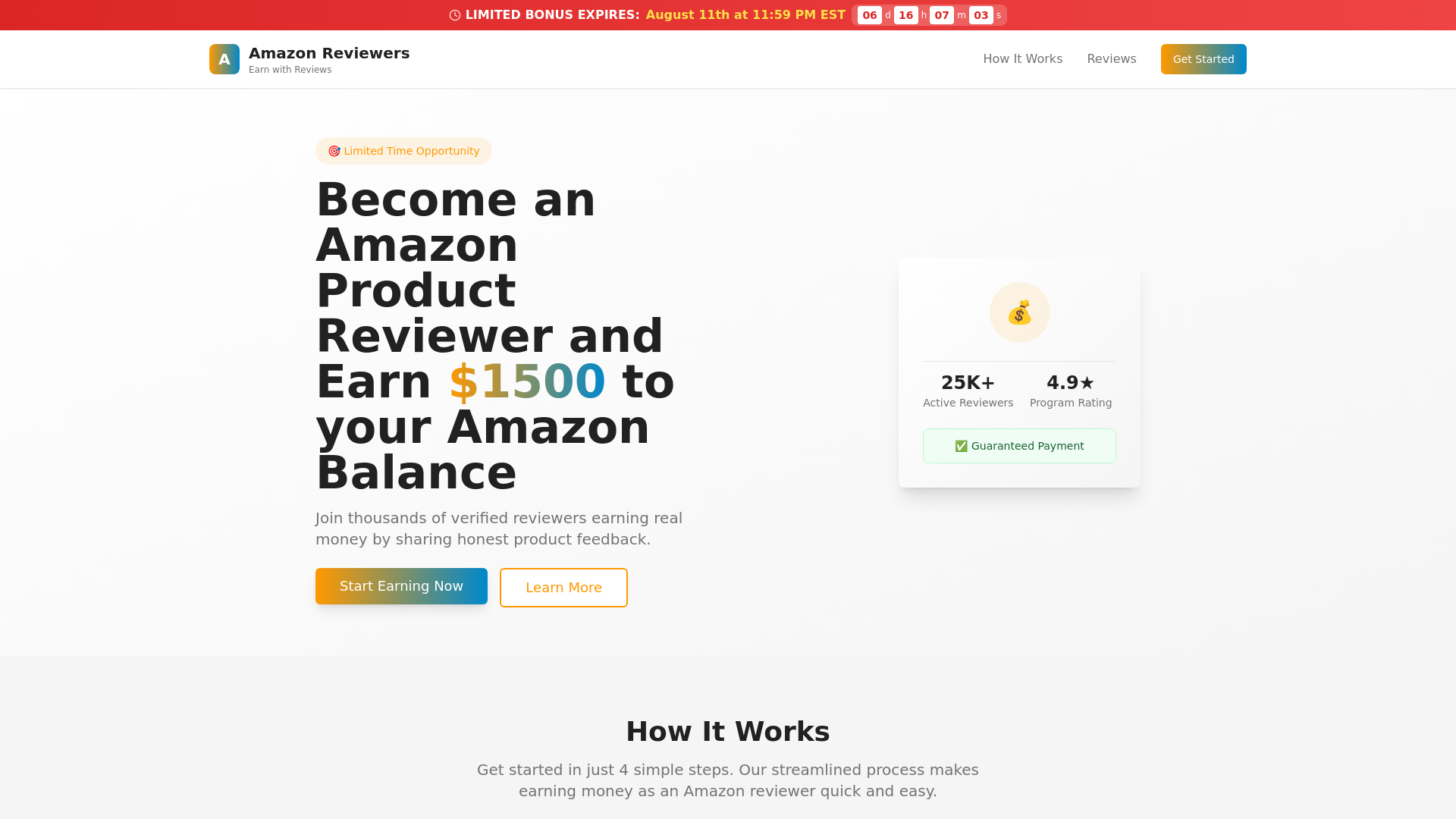 Become an Amazon Reviewer!