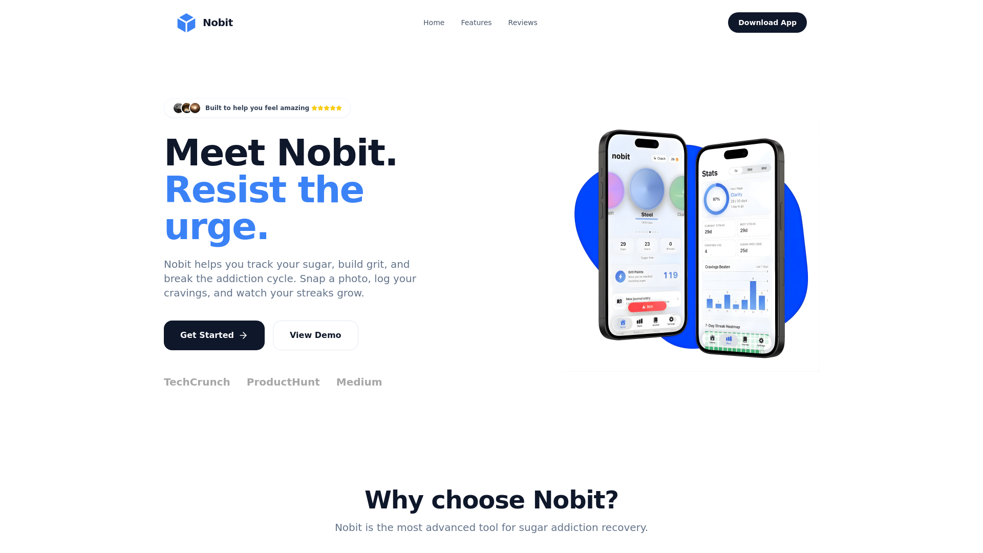 Nobit - Take Control of Your Sugar Habits