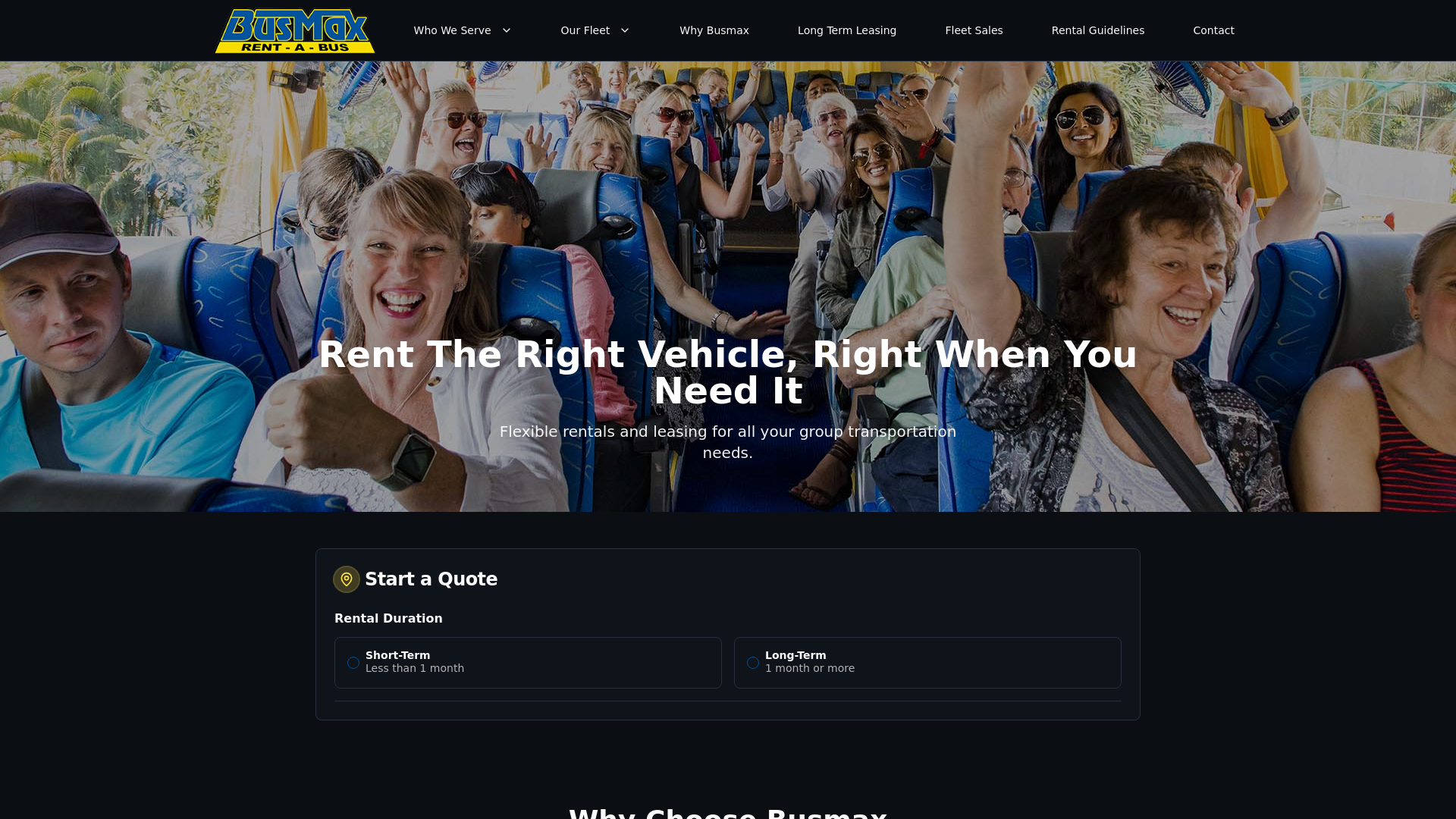 Busmax | Group Travel Made Easy