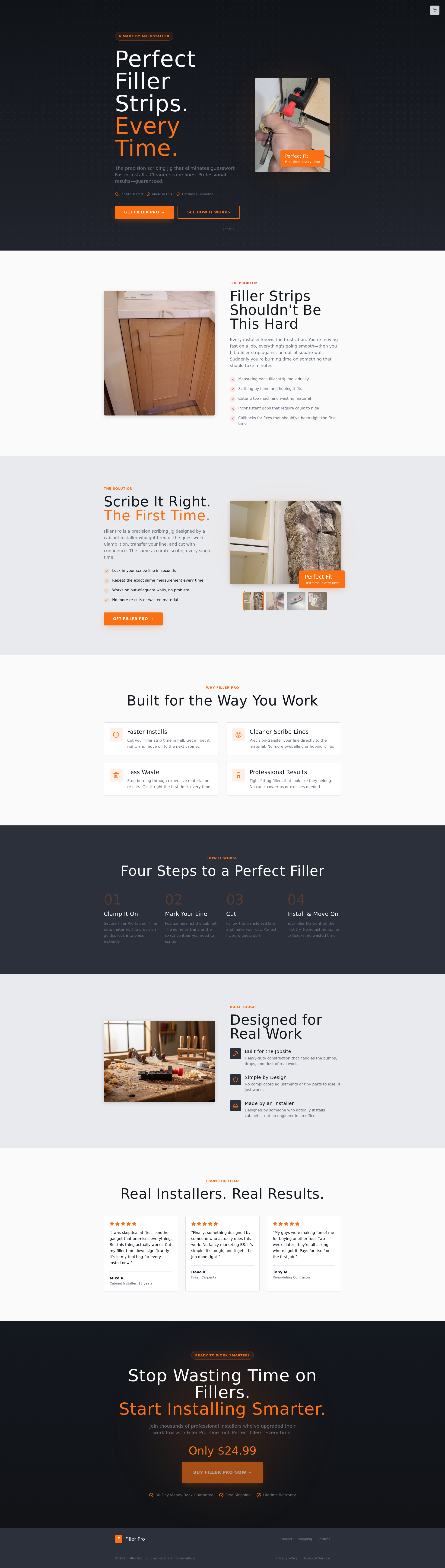 Filler Pro | Perfect Filler Strips Every Time