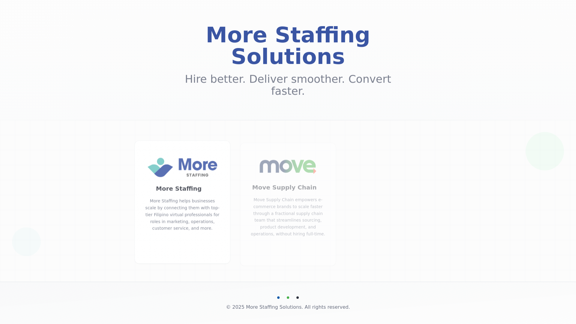 More Staffing Solutions | Professional Staffing, Supply Chain ...