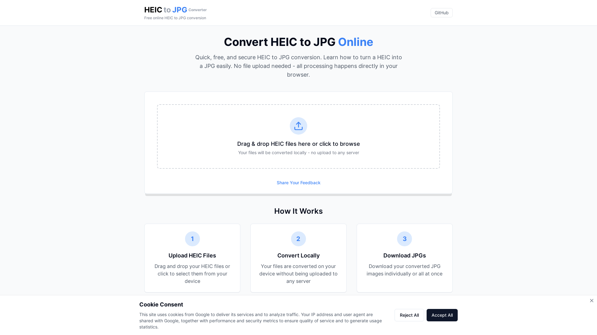 Free HEIC to JPG Converter - Fast & No Signup