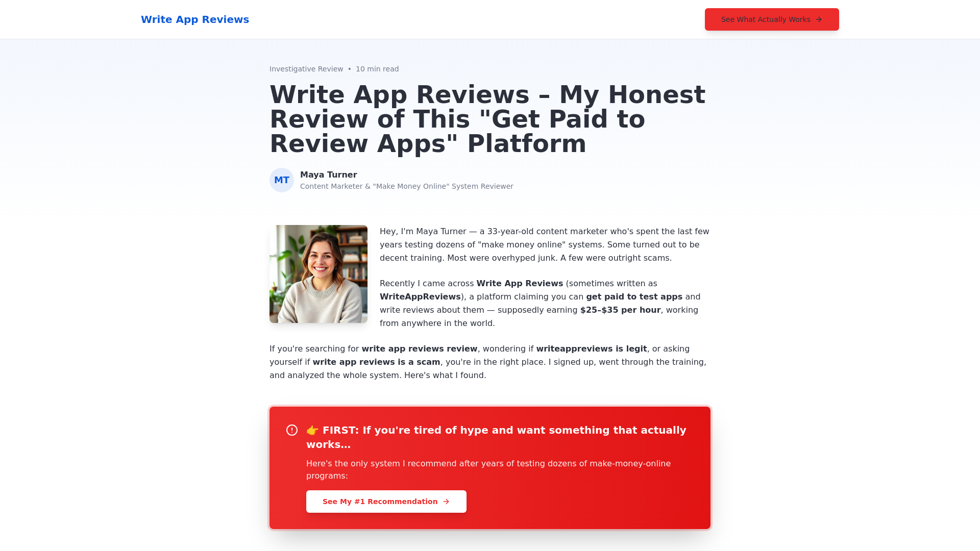 Write App Reviews - Investigation Reveals The Truth