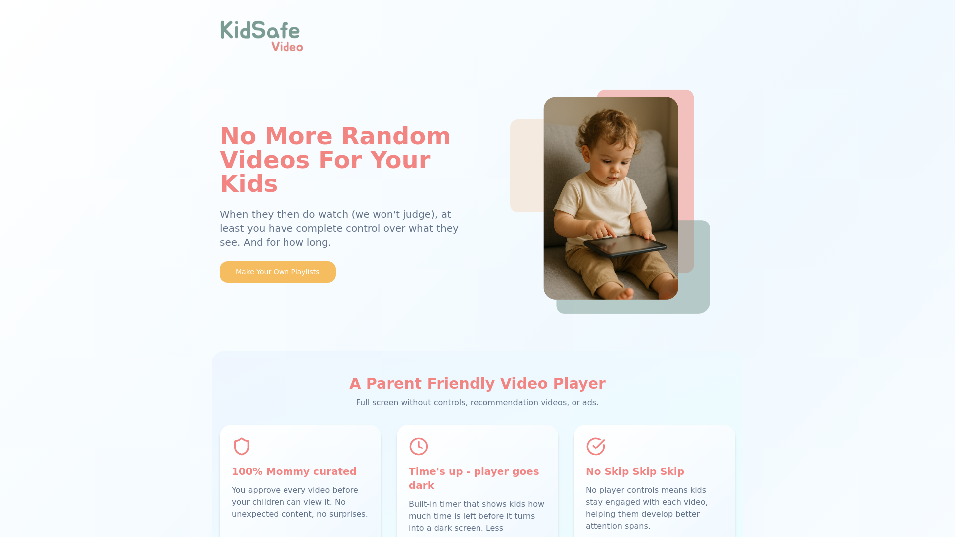 KidSafe Video - Safe YouTube for Kids
