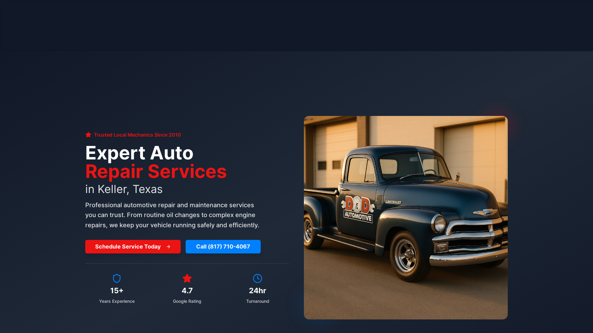 D&D Automotive - Expert Auto Repair in Keller, Texas