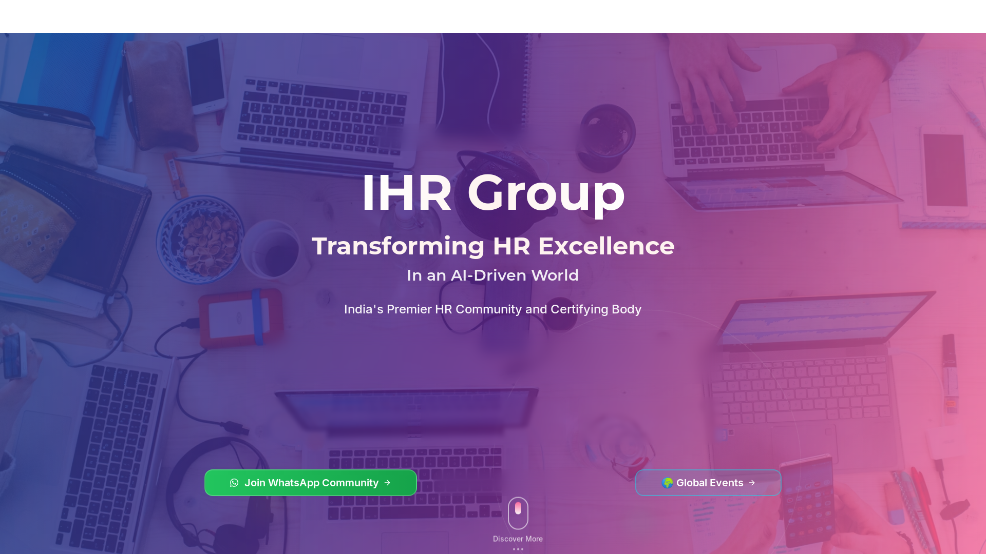 IHR Group - India's Premier HR Community & Certifying Body