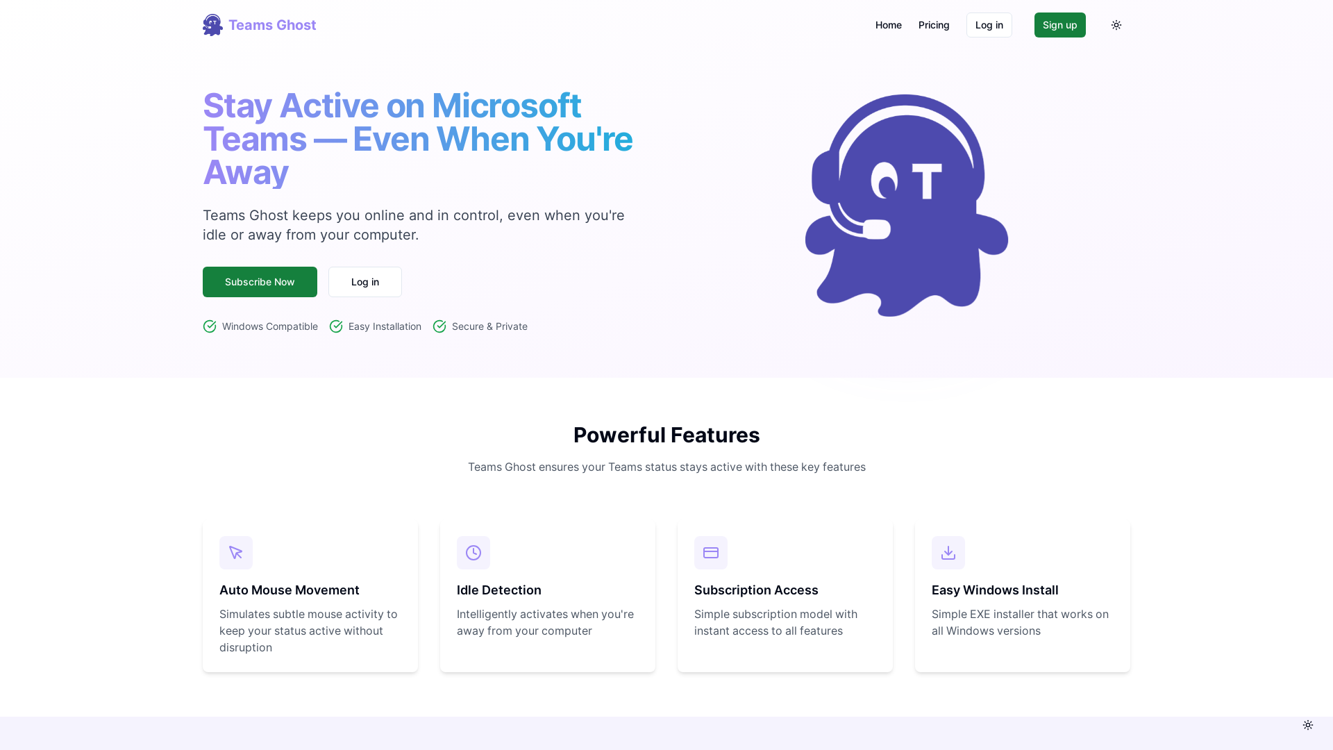 Teams Ghost - Stay Active on Microsoft Teams