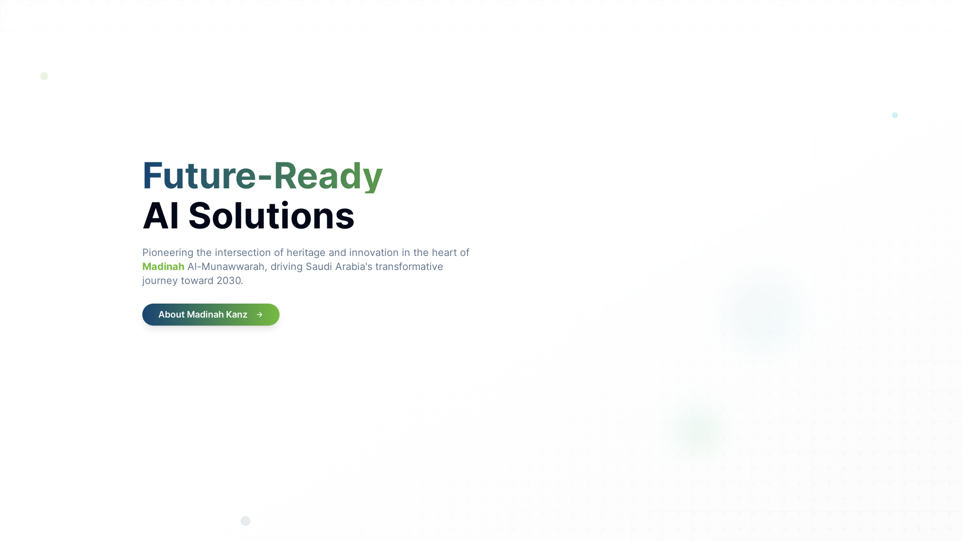 AI Innovation Hub | Saudi Vision 2030 | Madinah Tech Company