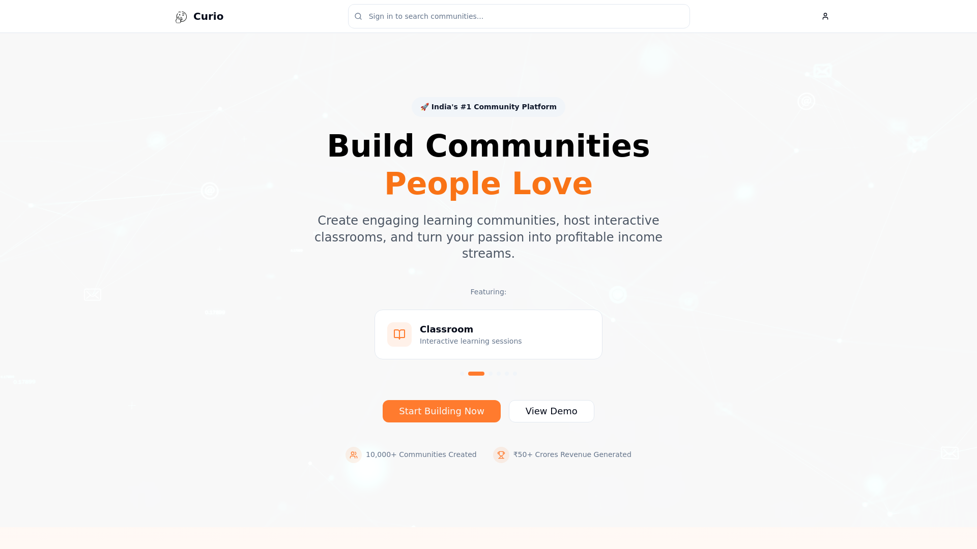 Curio - Build Communities People Love