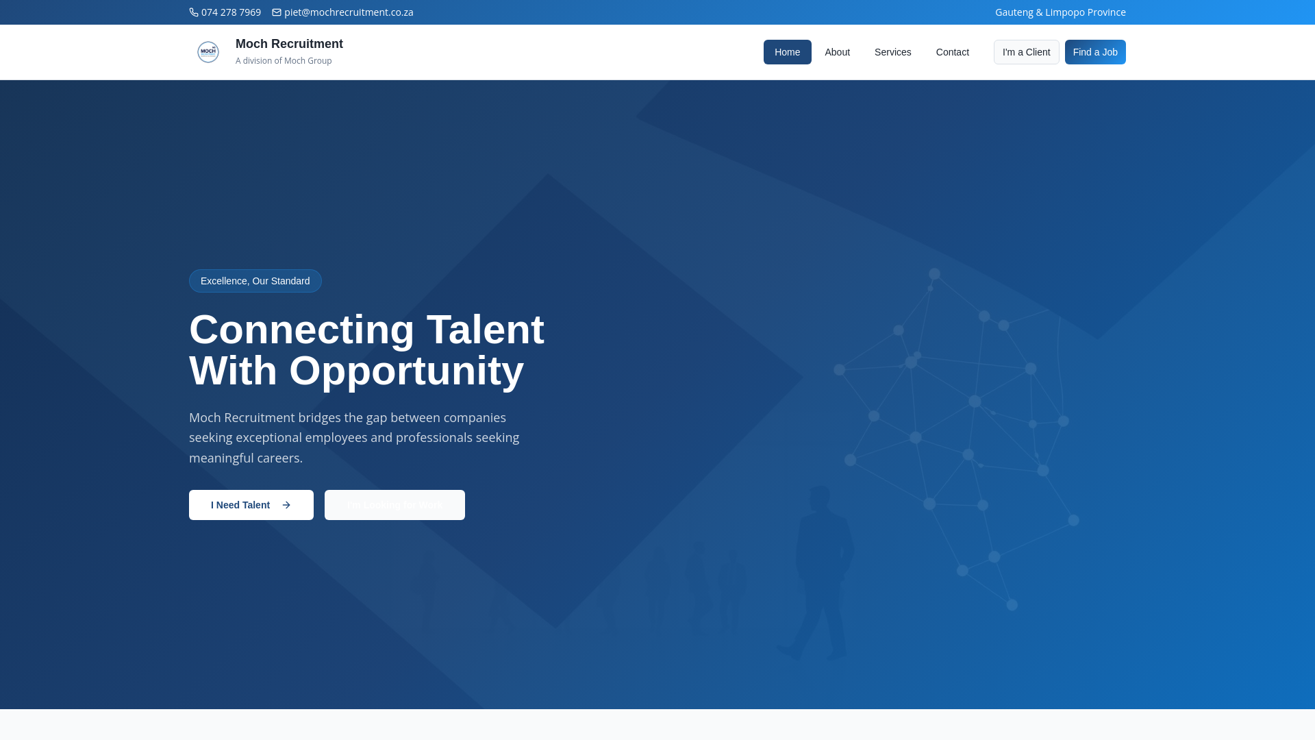 Moch Recruitment – Excellence, Our Standard