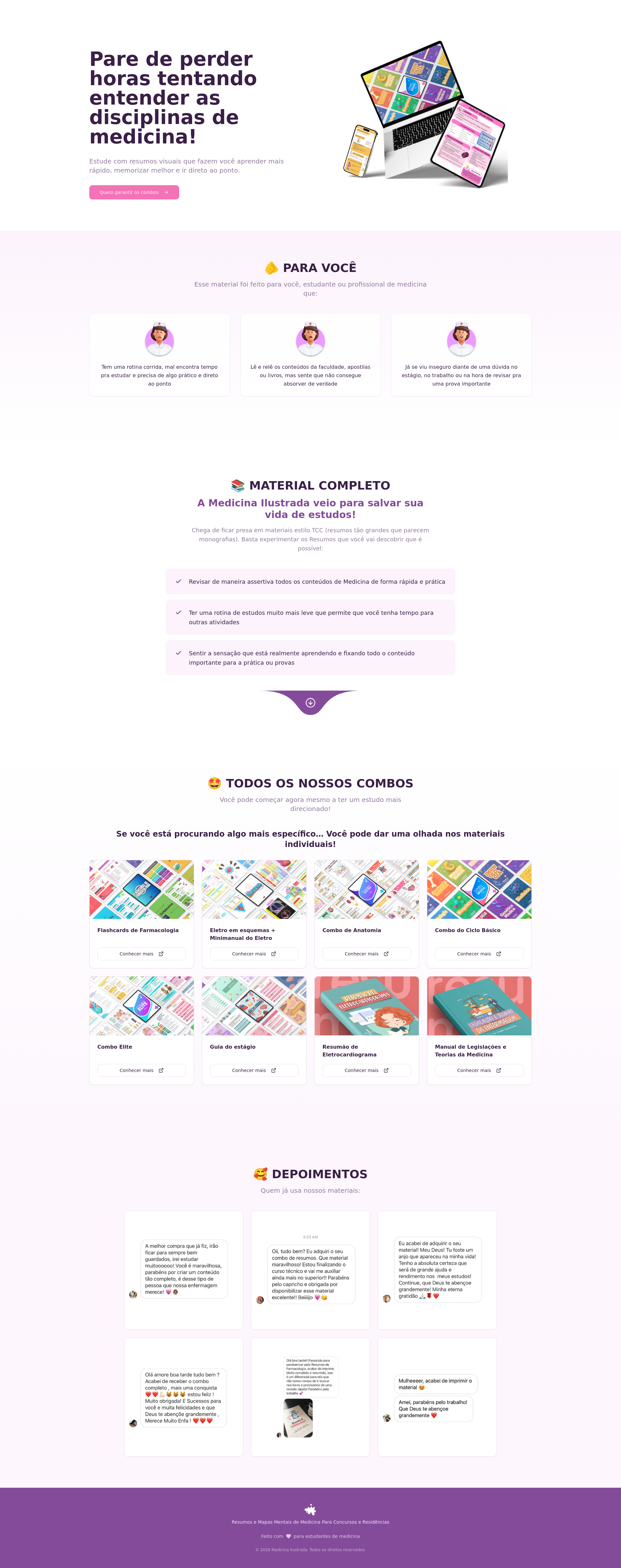 Medicina Ilustrada - Resumos e Mapas Mentais Para Concursos