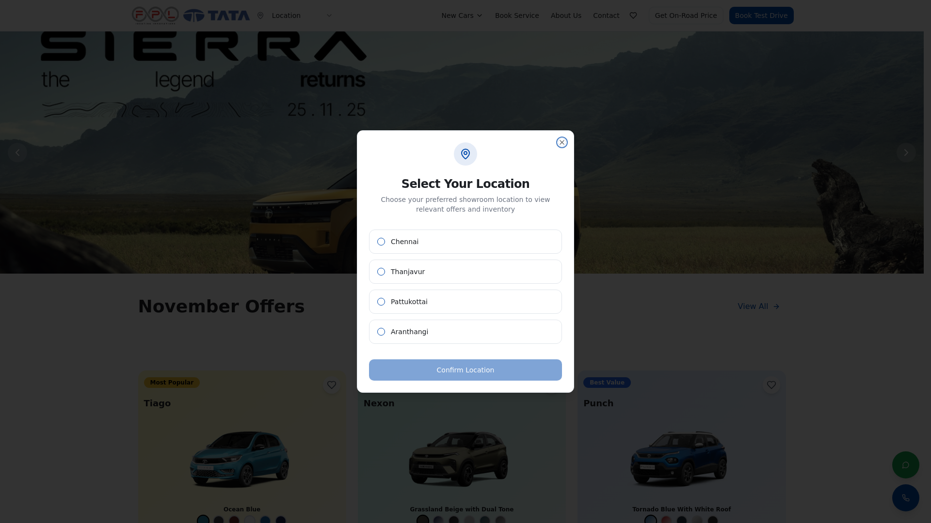 FPL TATA | Authorized Tata Motors Dealer in Tamil Nadu