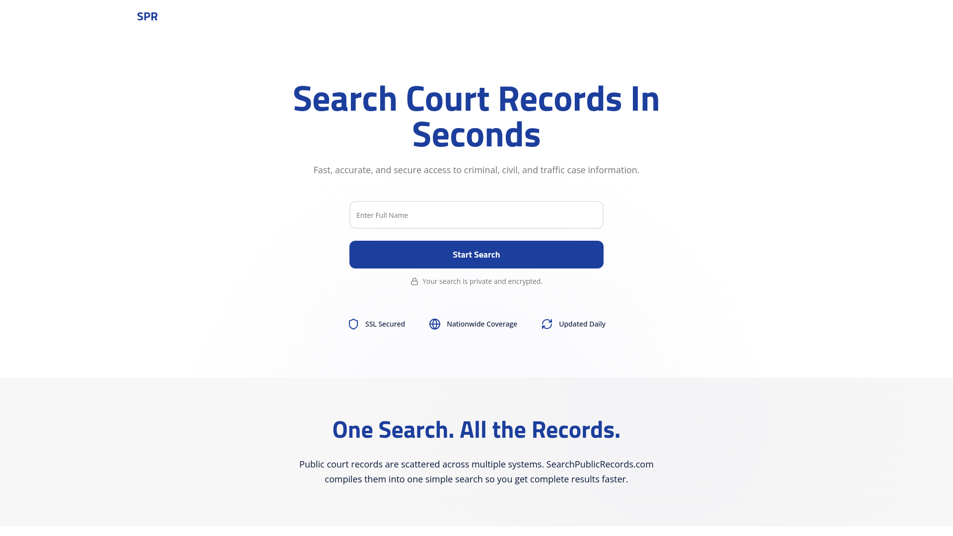 Search Court Records In Seconds | SearchPublicRecords.com