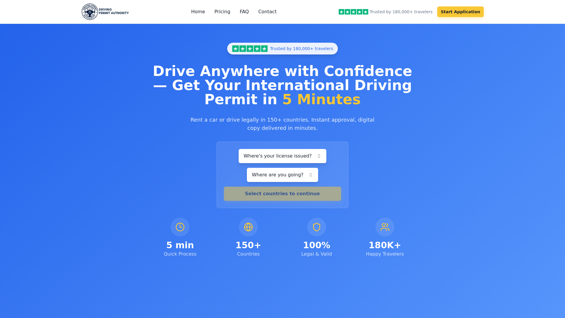 International Driving Permit - Quick & Easy IDP Application