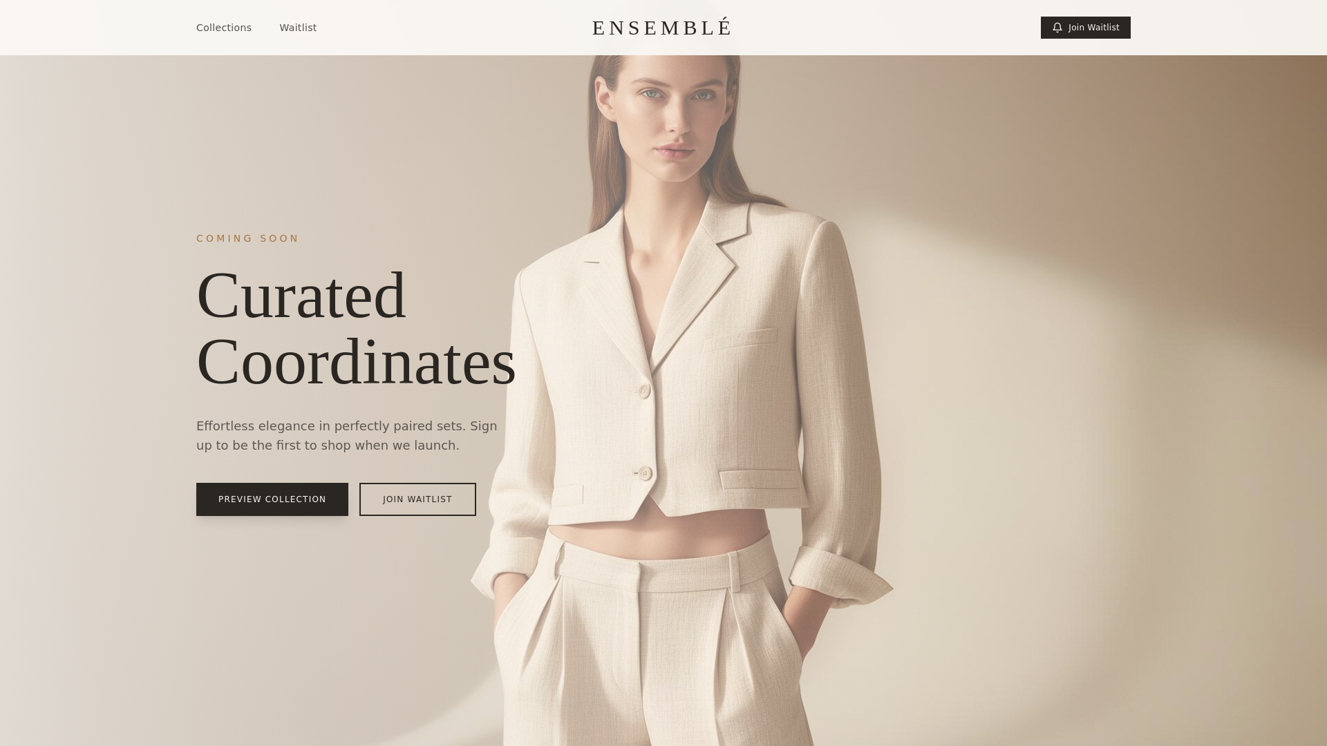 ENSEMBLÉ | Curated Coordinates for the Modern Wardrobe