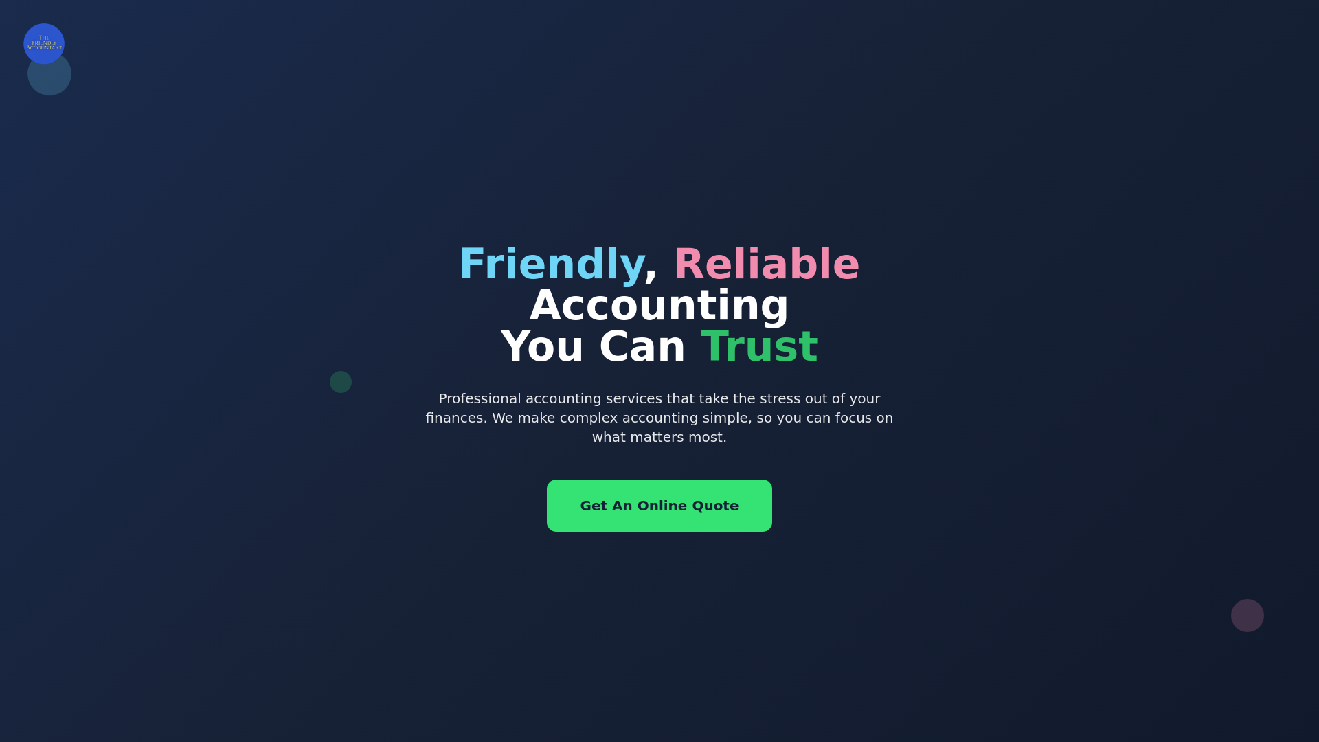 The Friendly Accountant - Professional Accounting & Bookkeeping Services