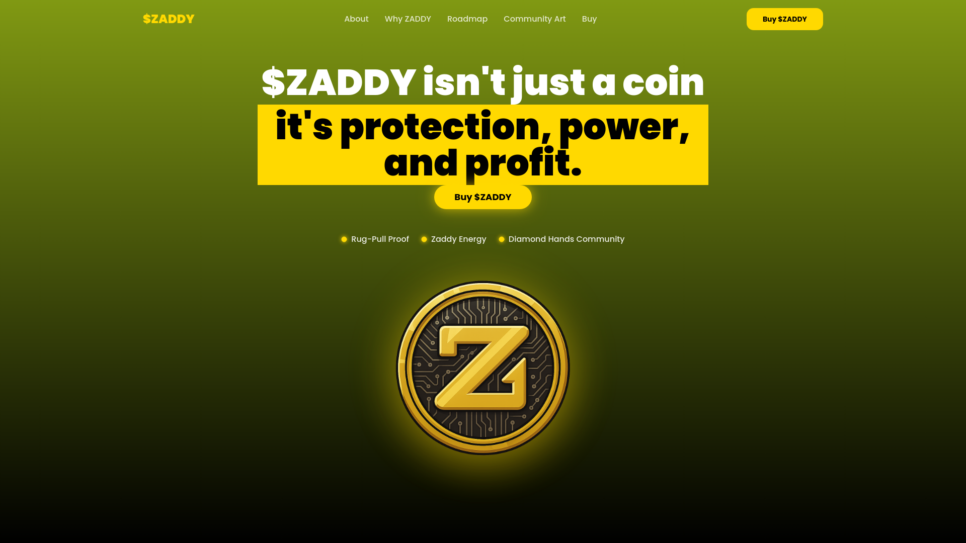 ZADDY – Protection, Power, Profit