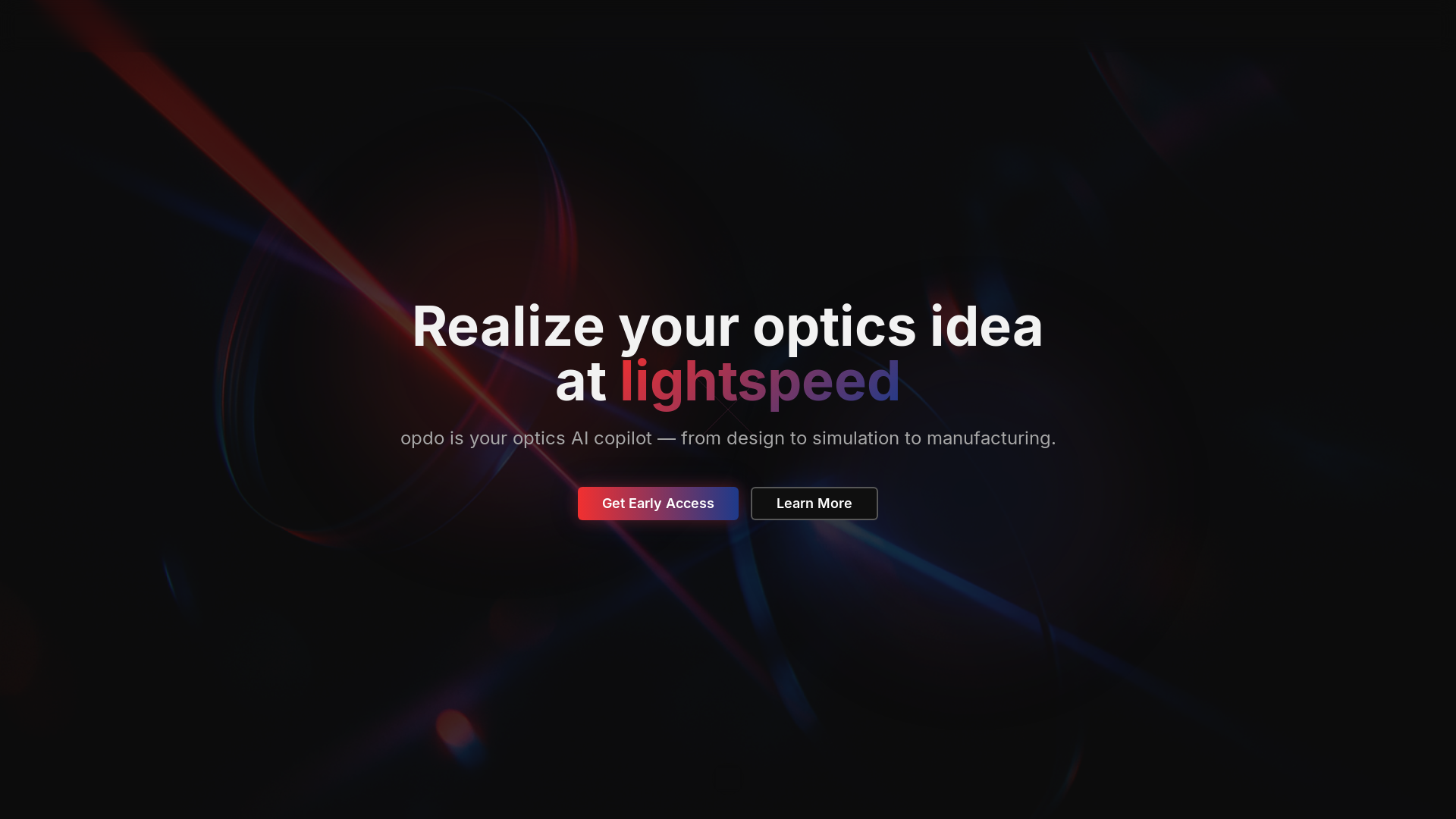 opdo - AI-Powered Optics Design & Manufacturing