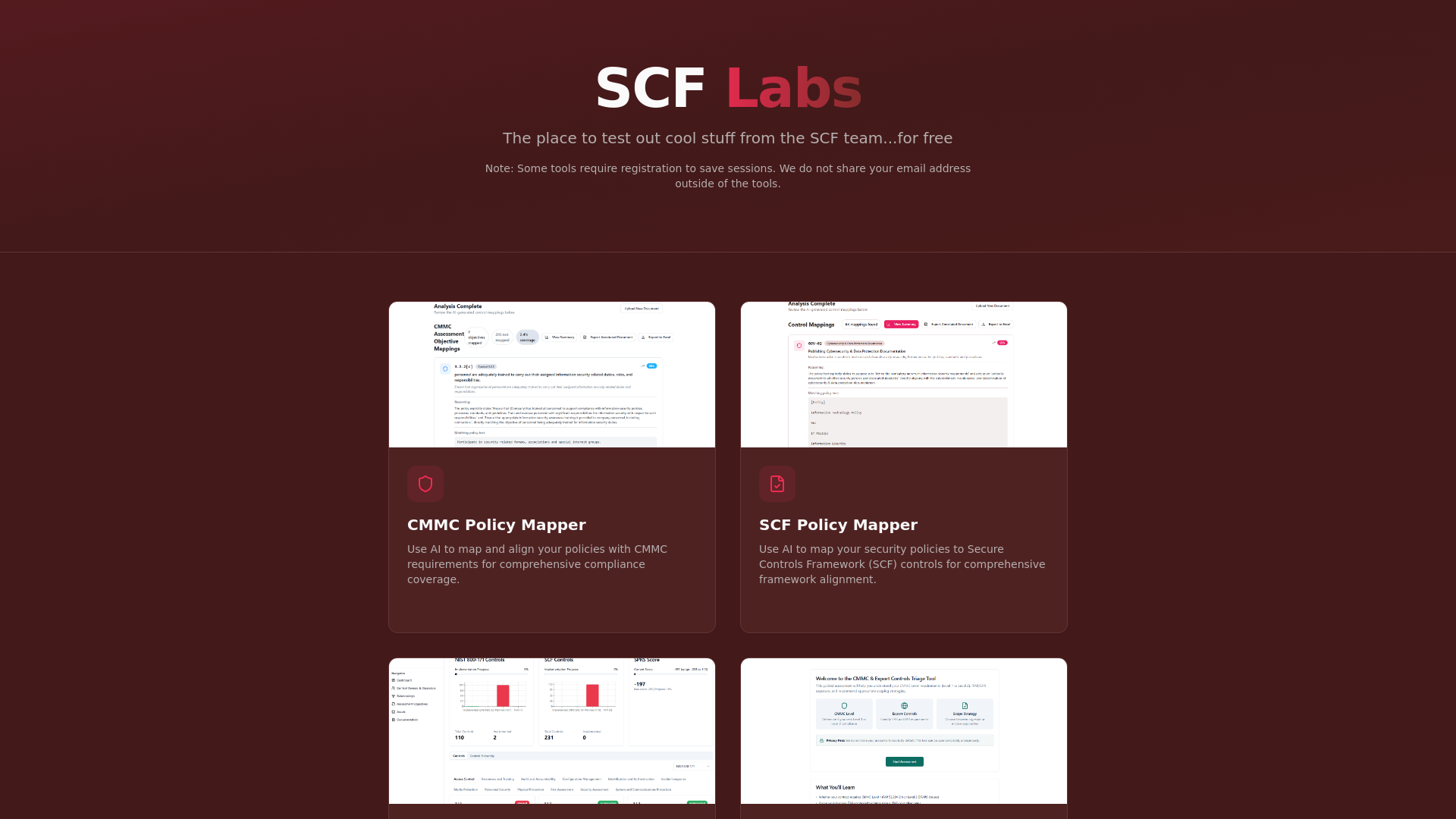 SCF Connect Labs