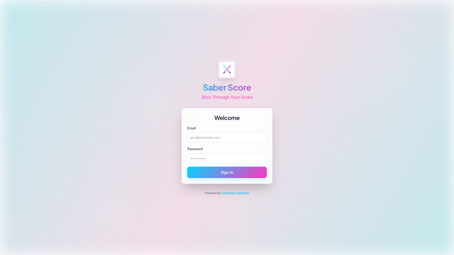 Saber Score - Slice Through Your Goals