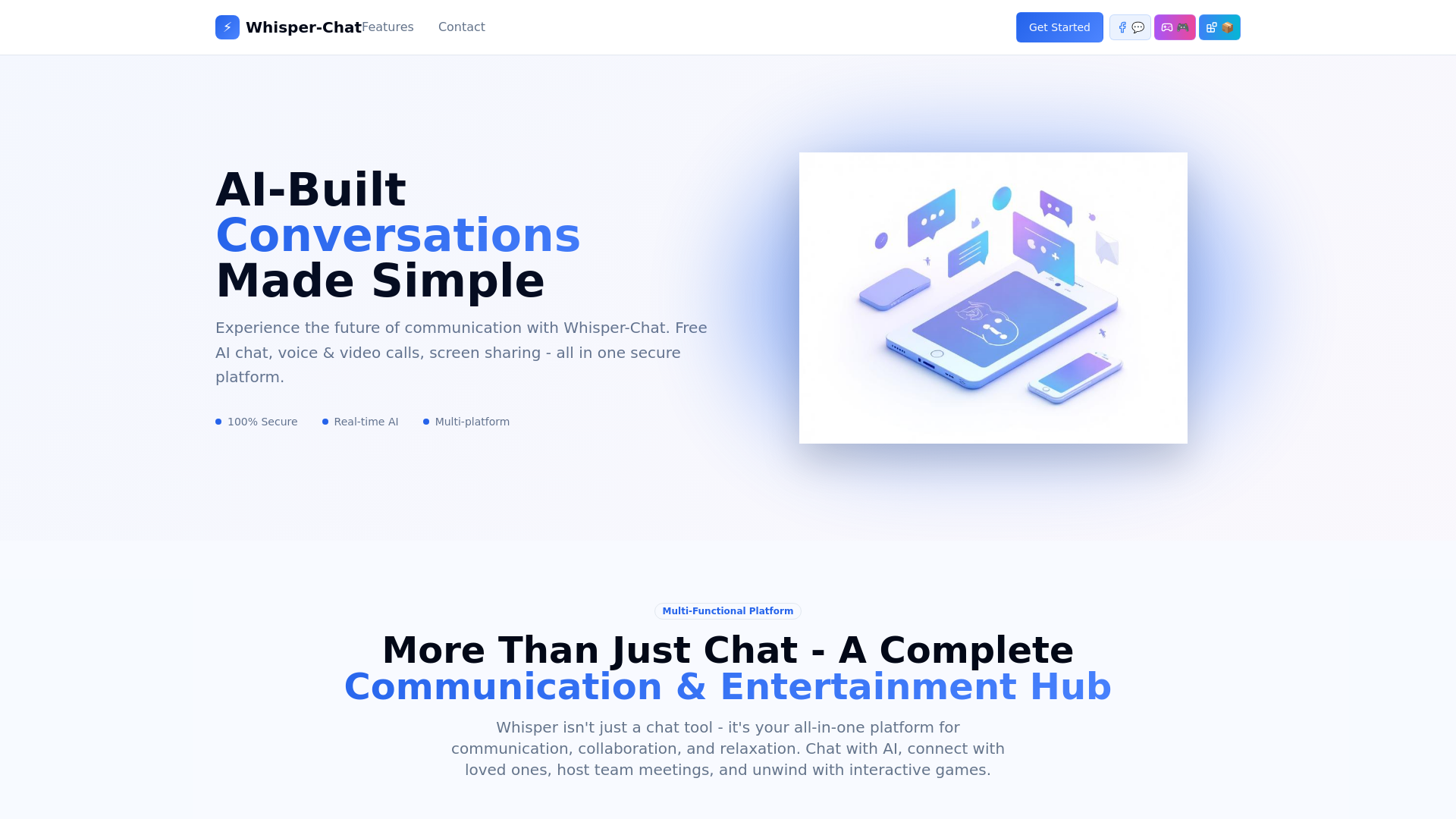 Whisper-Chat - AI-Powered Conversations Made Simple