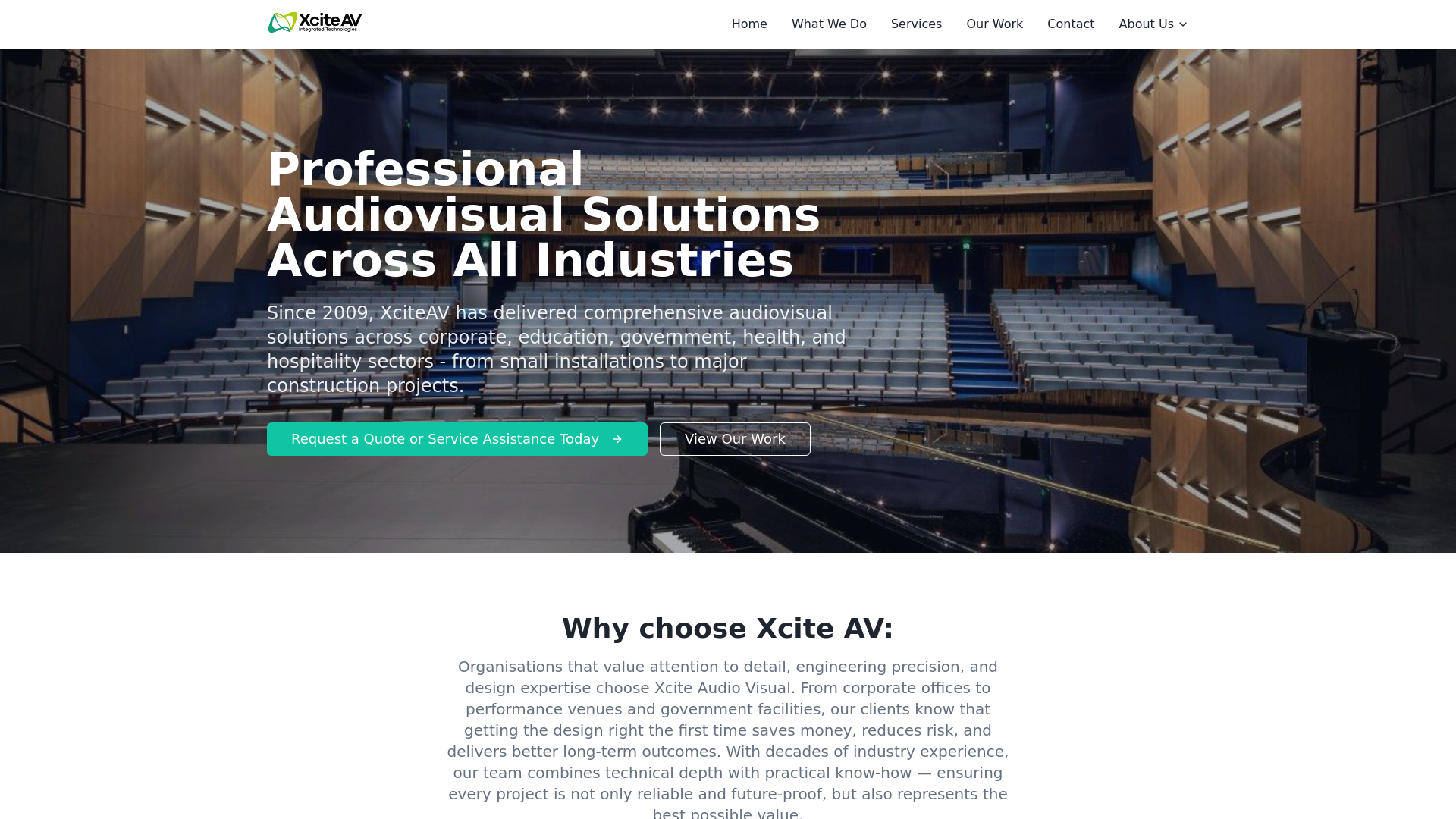 Xcite Audio Visual - Professional Audio Visual Solutions