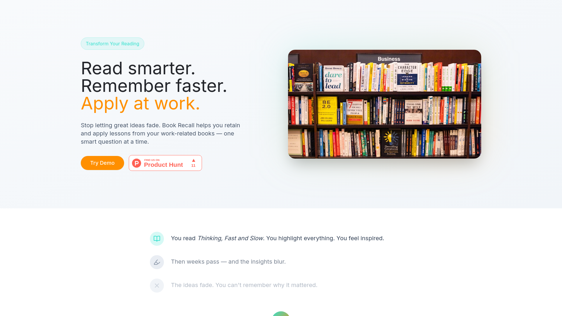 Read Smarter - Use Your Books At Work