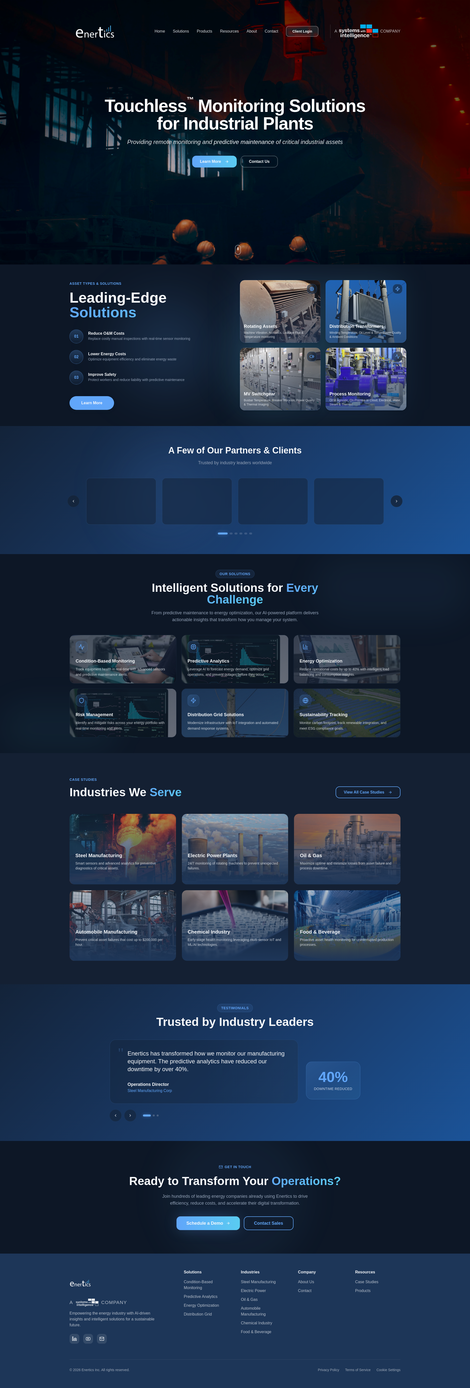 Enertics Inc. | AI-Powered Touchless Monitoring