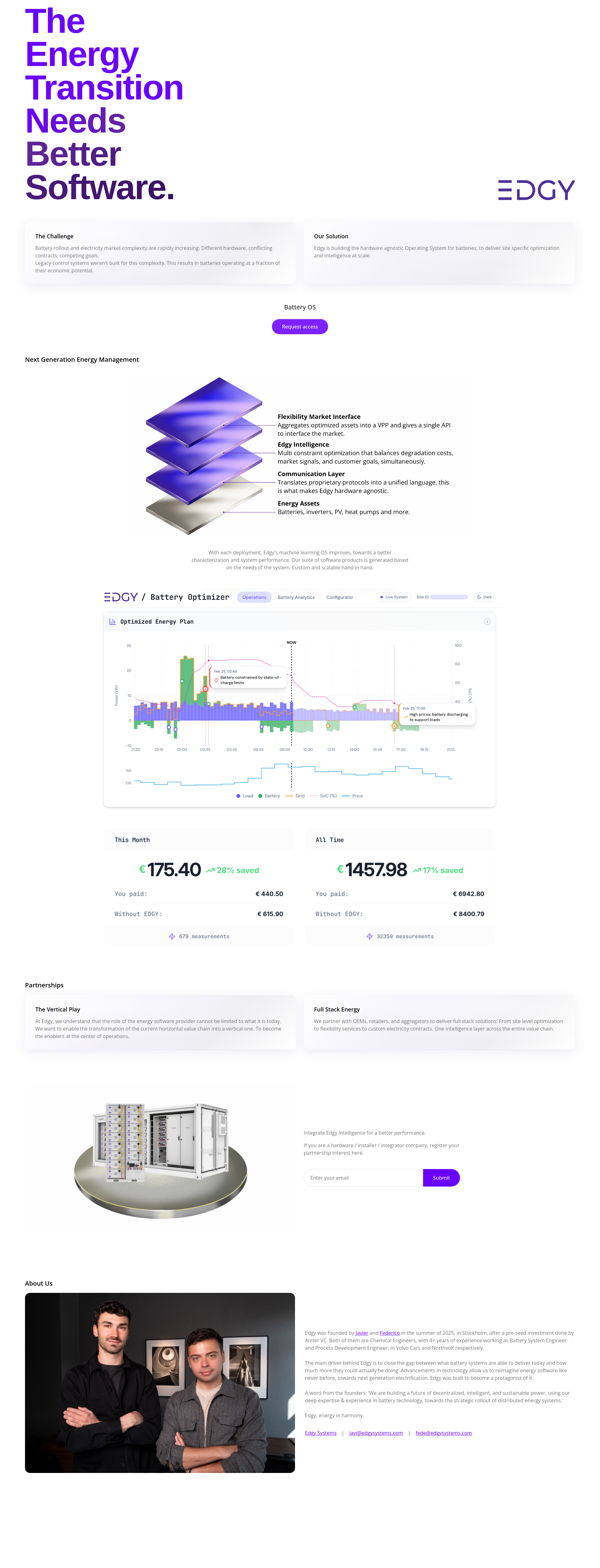 Edgy — Energy Software